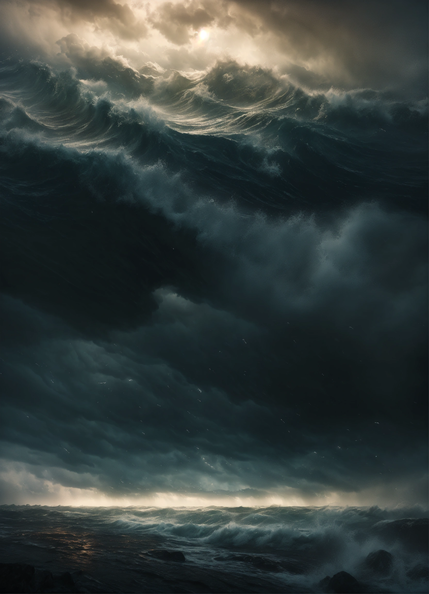 Lexica - Amidst a stormy mental landscape, anxiety manifests as ...