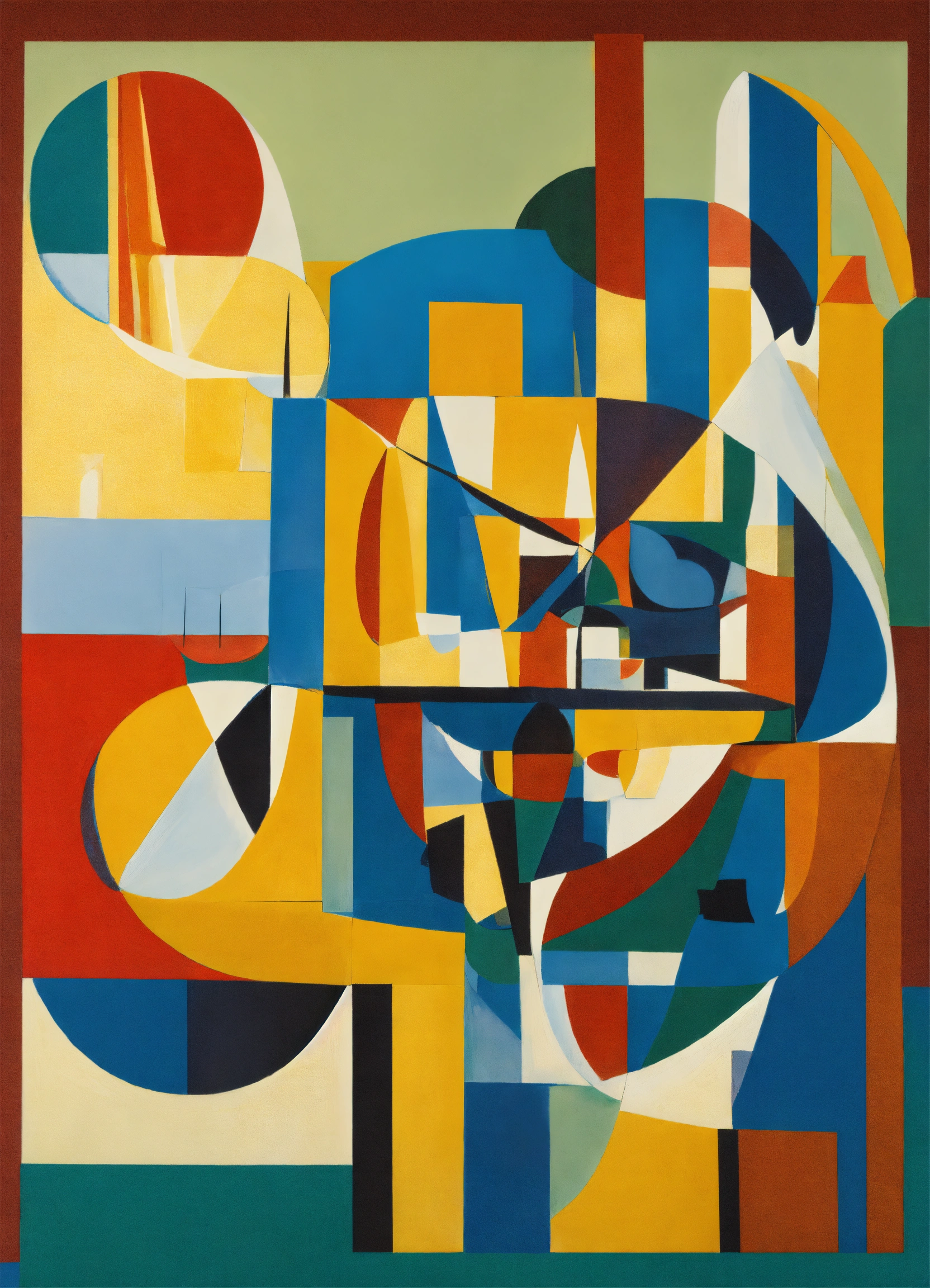 Lexica - Annual abstract, 3d composition illustration by Pablo Picasso