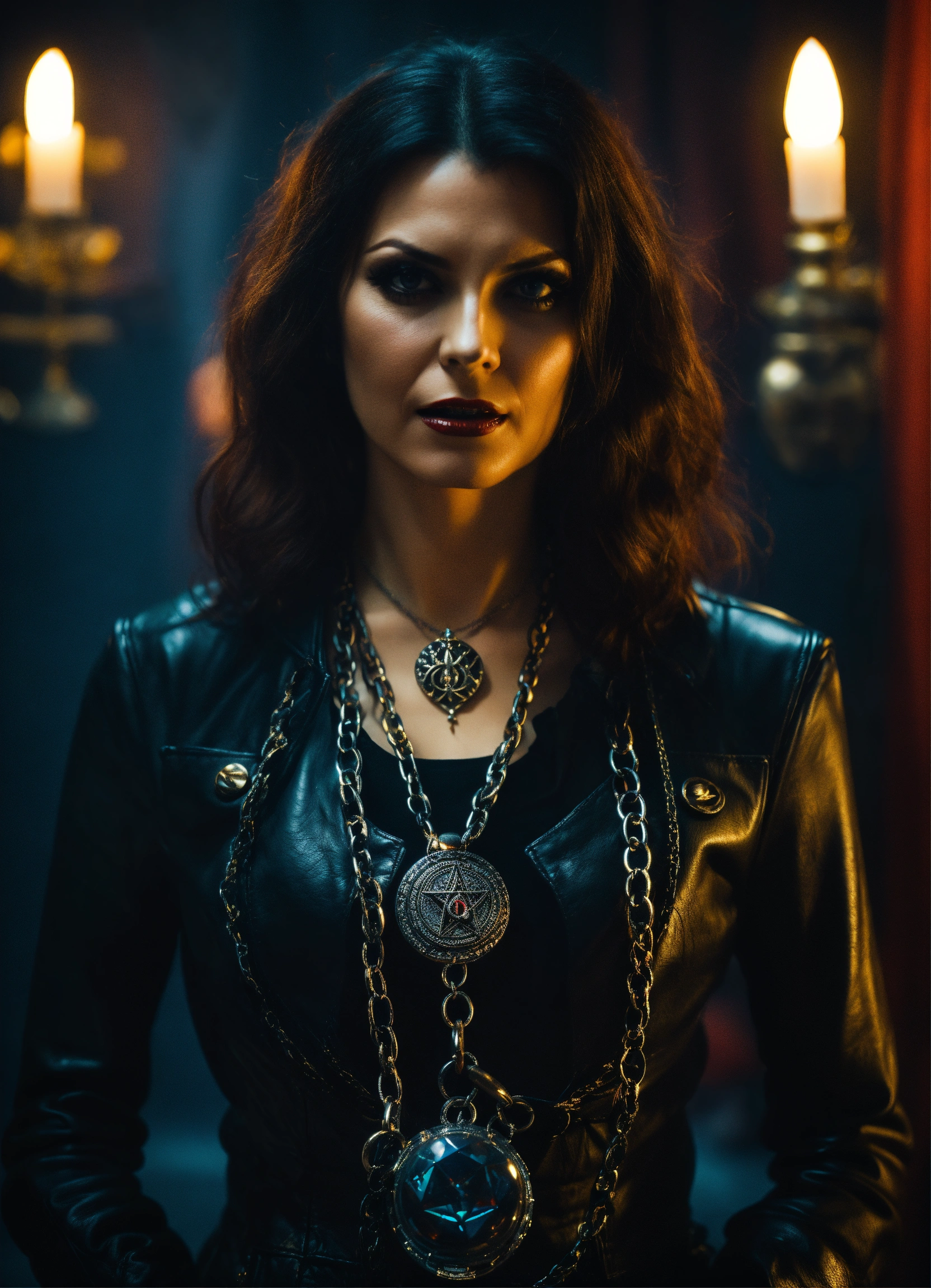 Lexica - Evil diabolical woman satanic powerful sorceress in black ...