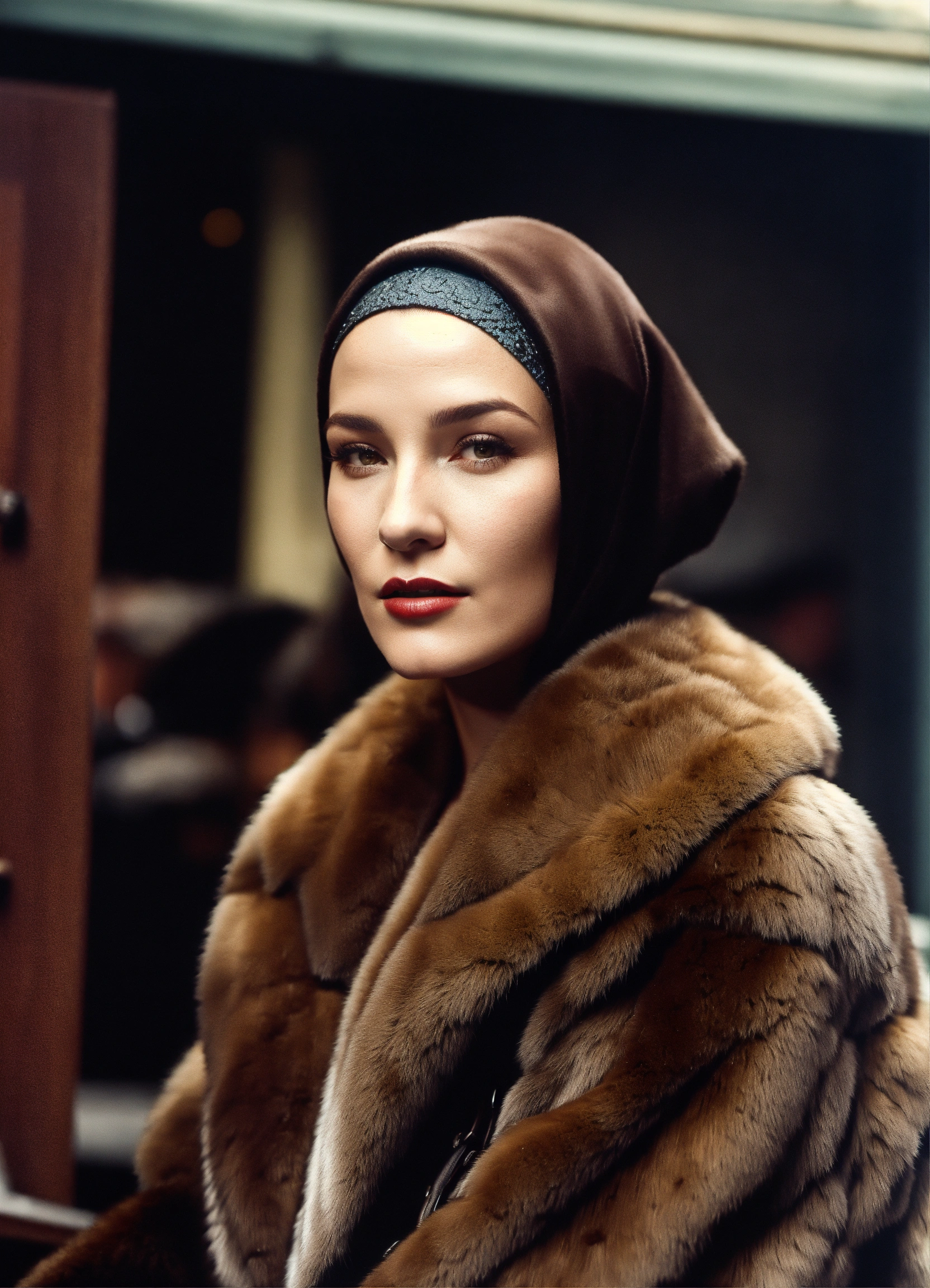Lexica - Edith bouvier beale little edie grey gardens mink fur coat ...