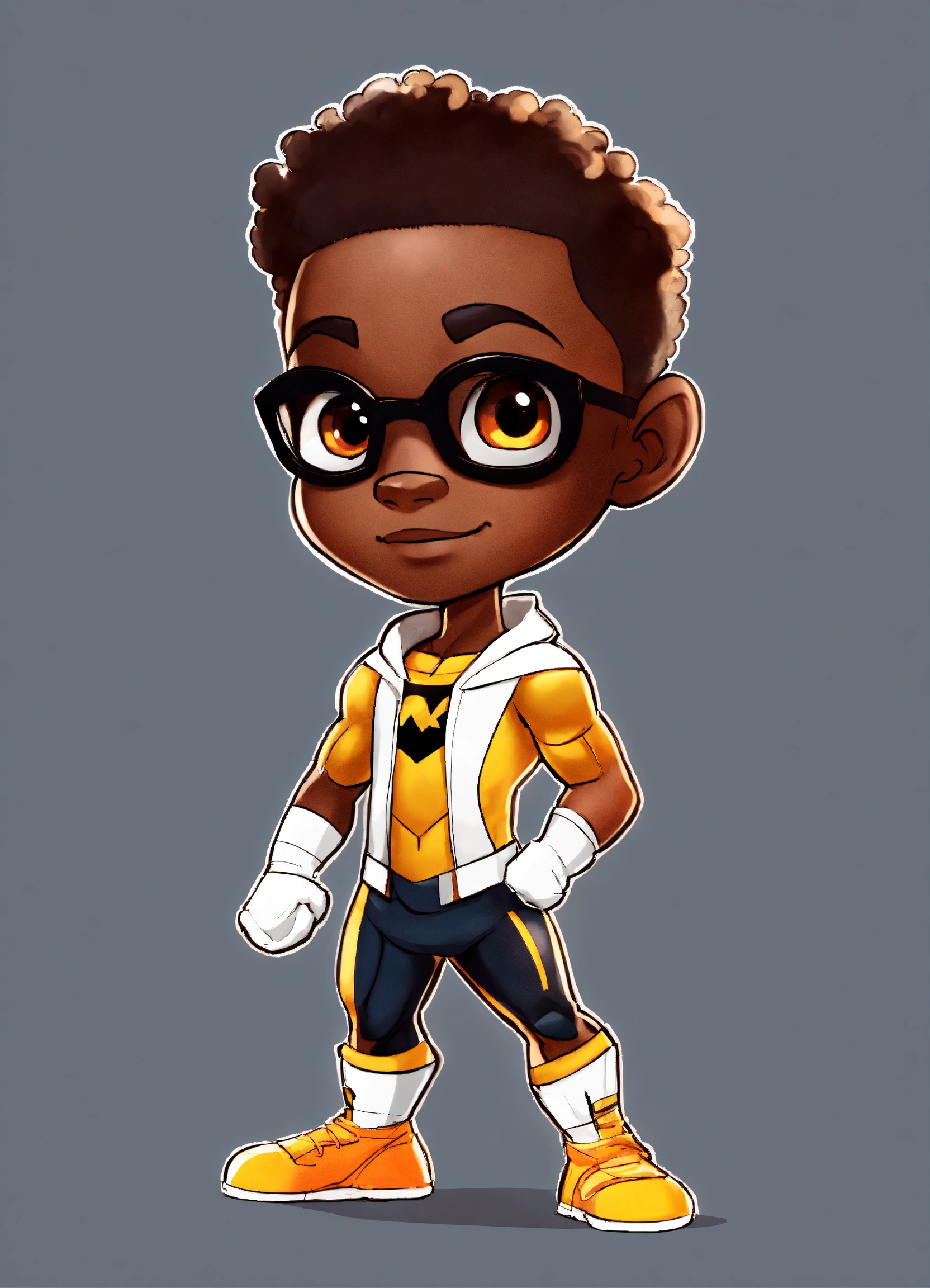 Lexica - Make me Cartoon little African American dark skinned boys in ...