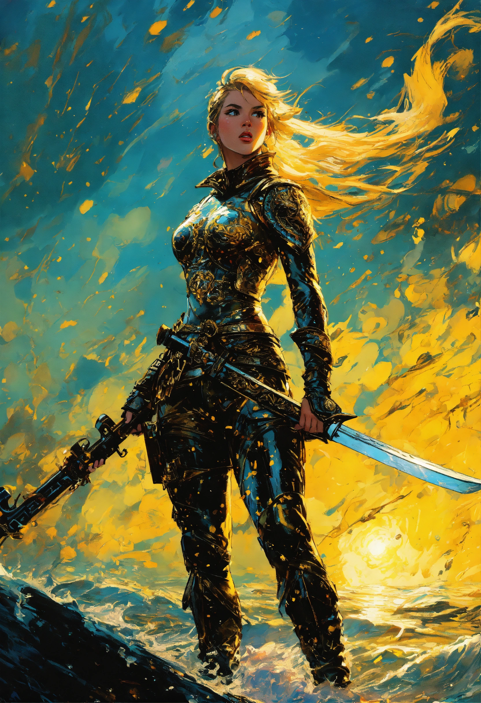 Lexica - 1960s impressionism, photo-realistic, fearless Valkyrie ...