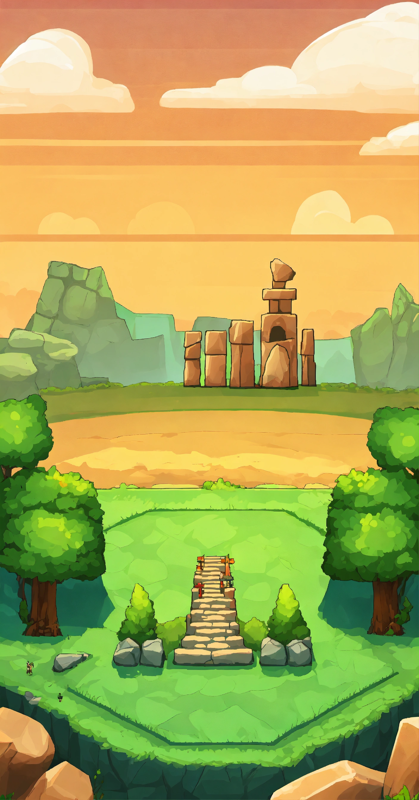 Lexica - Plataforma 2d game Stonehenge