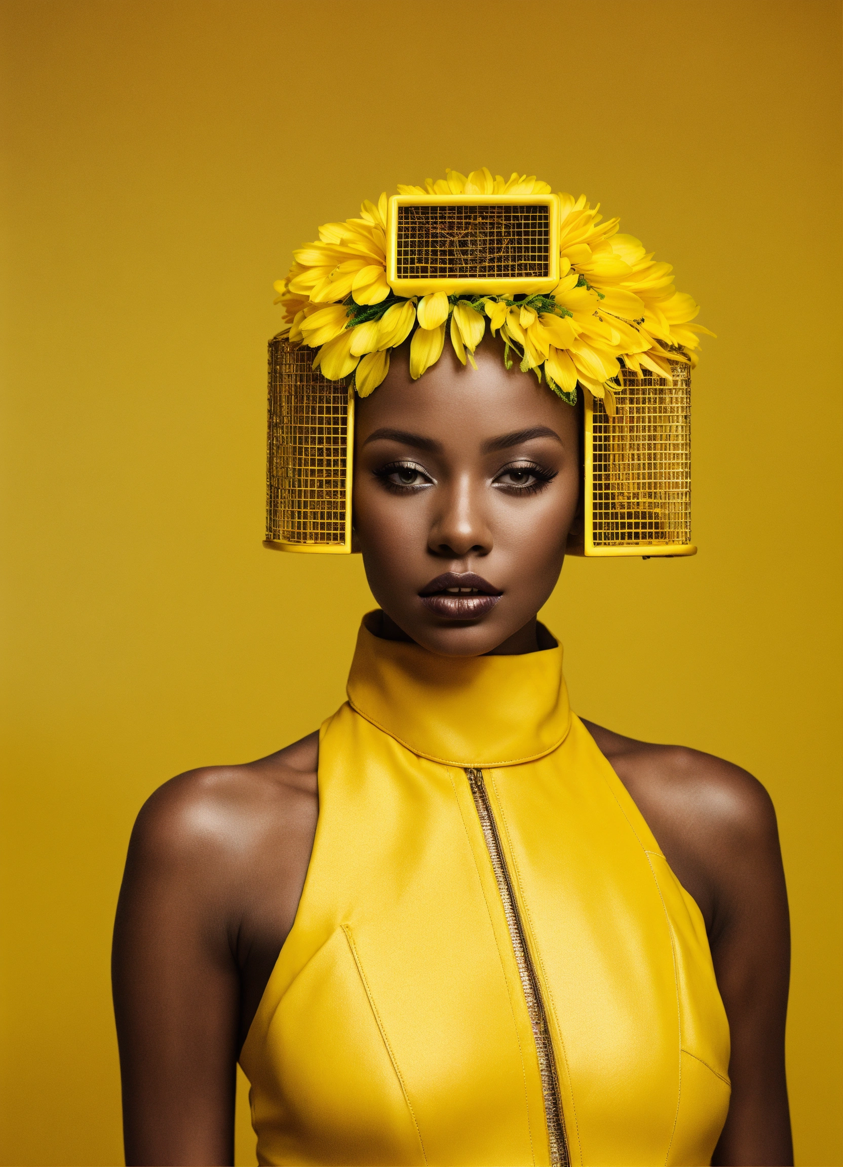 Lexica - Avante garde high fashion beauty editorial, Carmel complexion ...