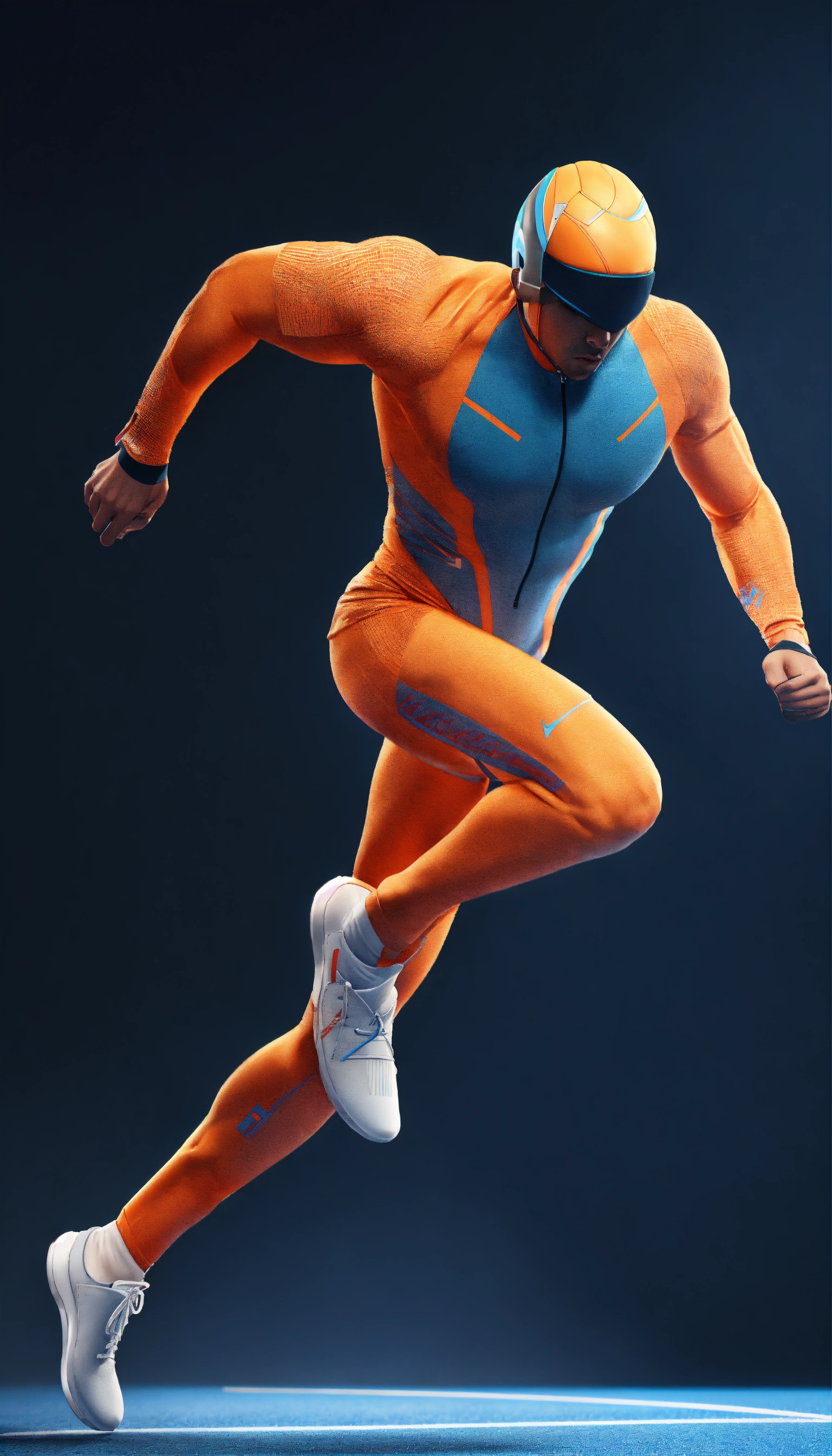 Lexica - Futuristic athlete designs, hard edges, complex and vibrant ...