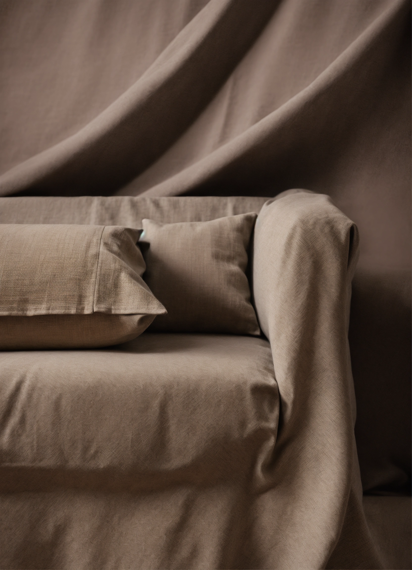 Lexica - Sustained gray, avant-garde touch for cloth in linen ...