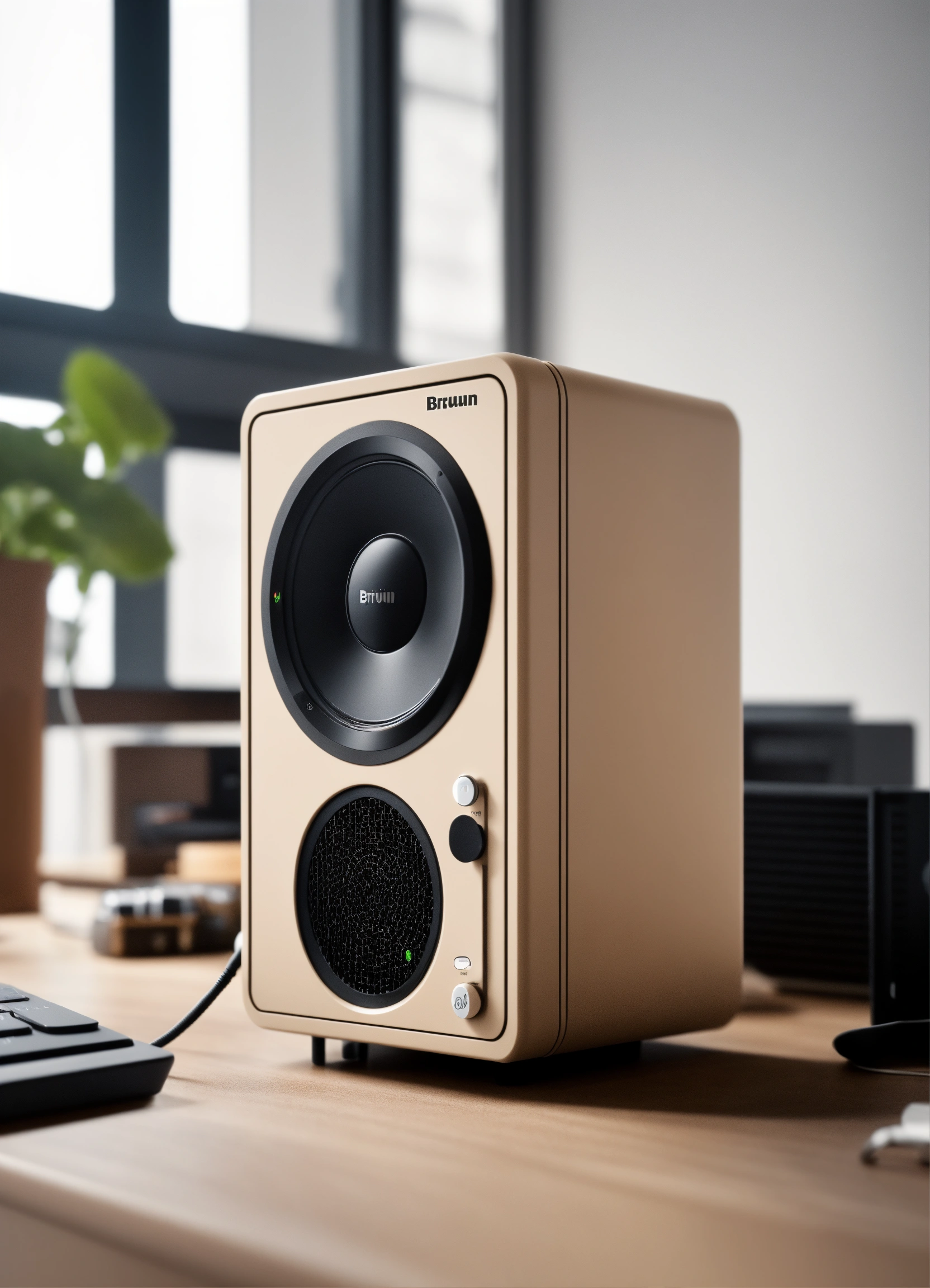 Lexica - A stunning, sleek beige micro ITX case designed by Dieter Rams ...
