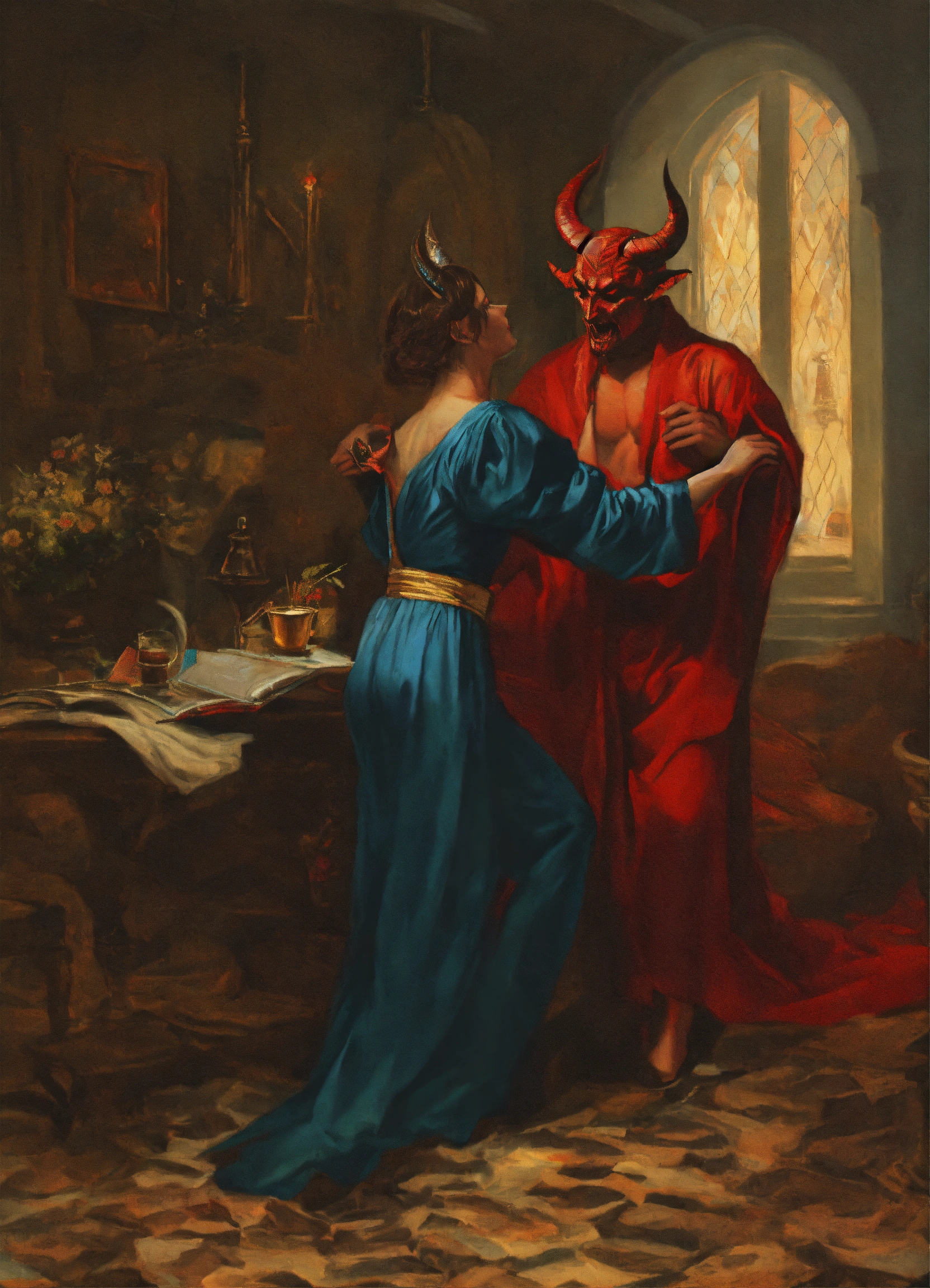 Lexica - The devil manipulating someone
