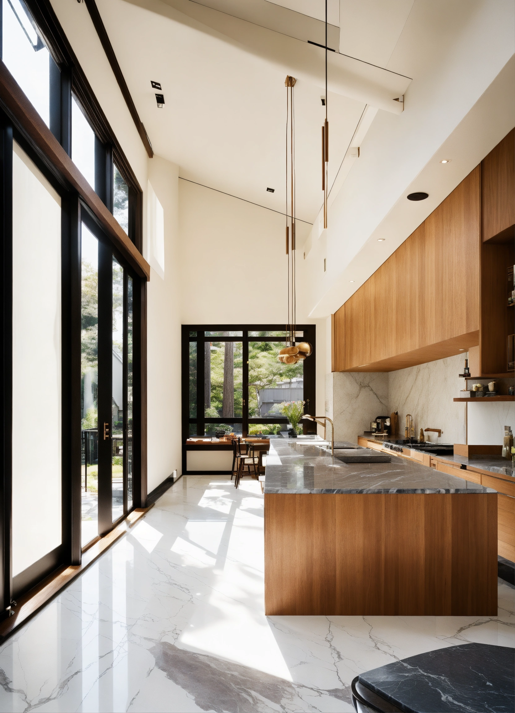 Lexica - Japanese american modern style house combine into one level ...