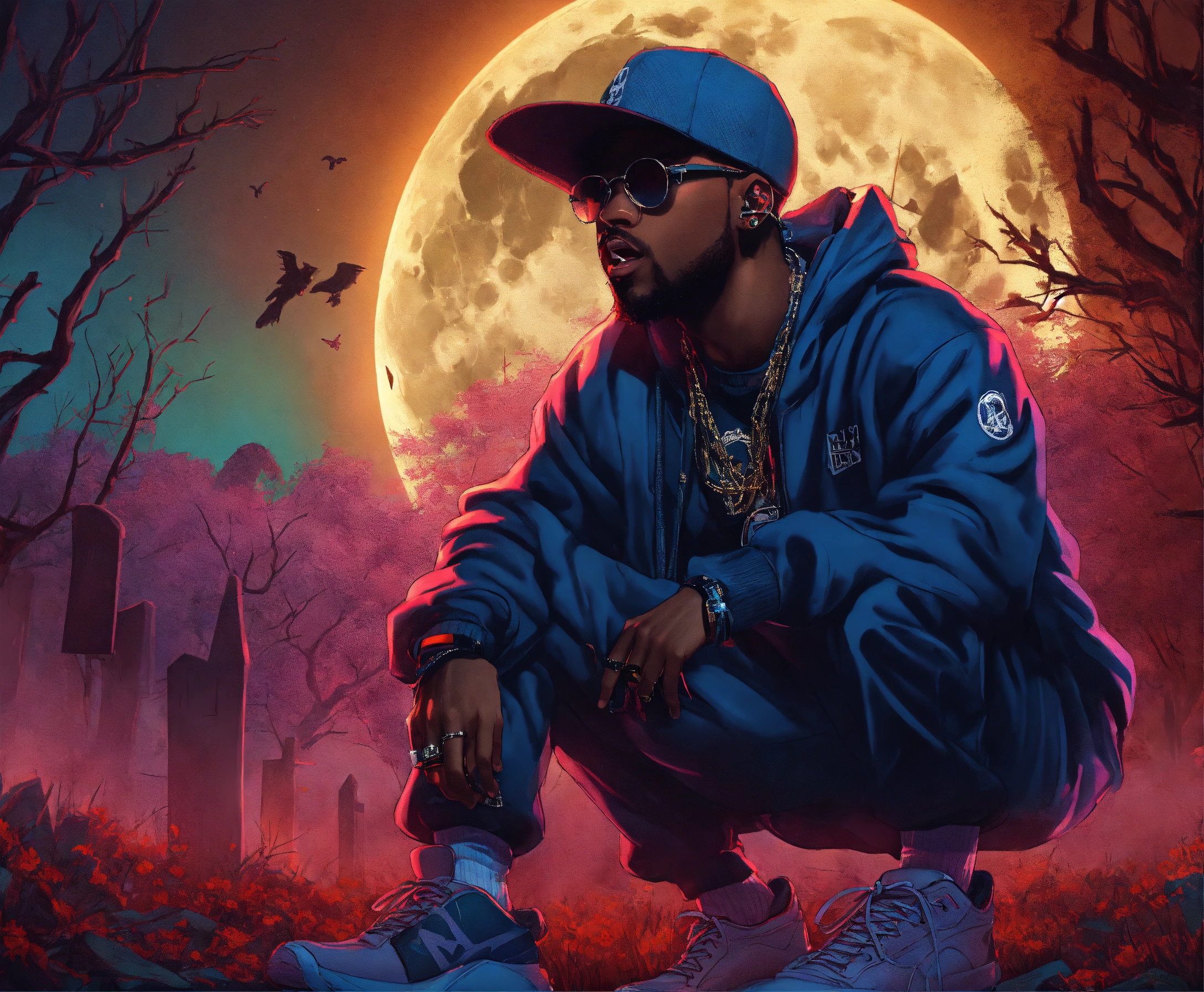 Lexica - A funky rapper is dropping dope rhymes in a haunted graveyard ...