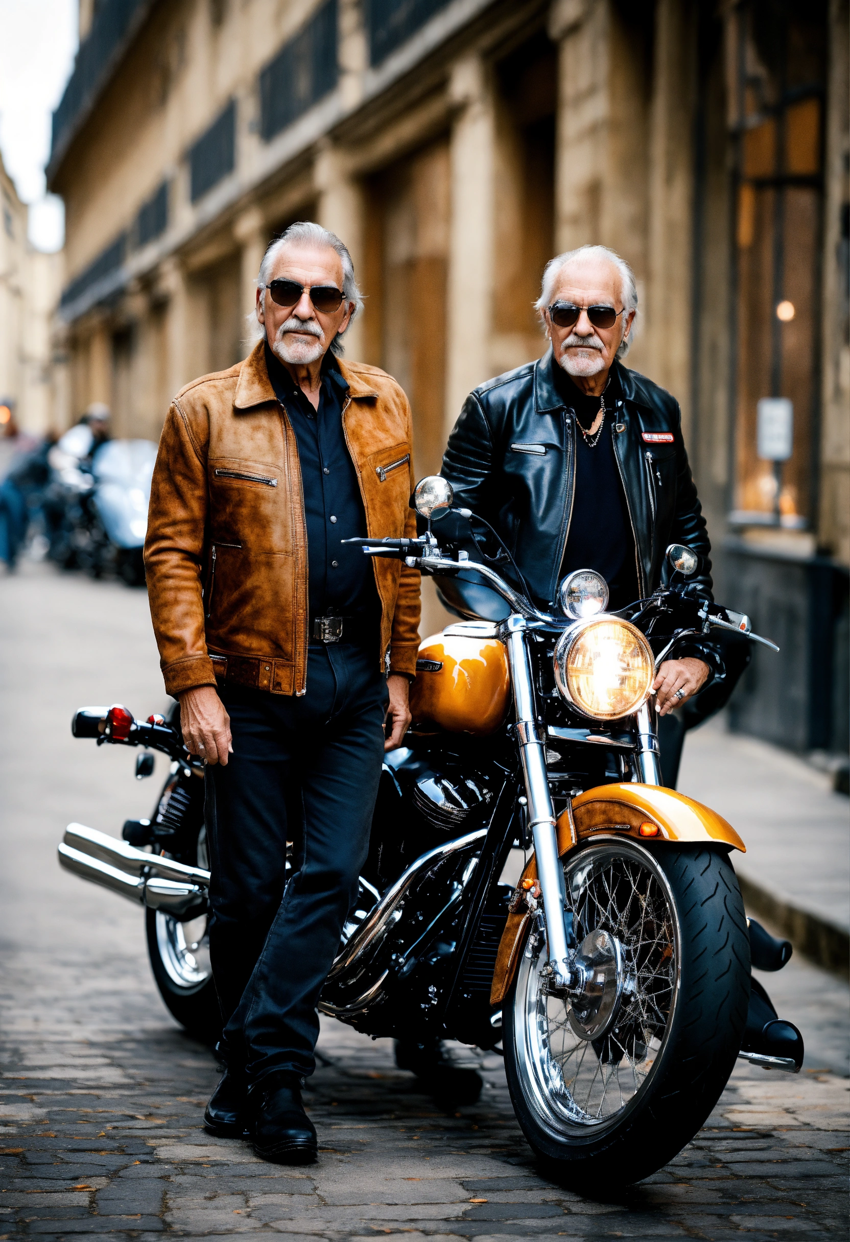 Lexica - Realistic photo, 16k portrait photo, Two old men with ...