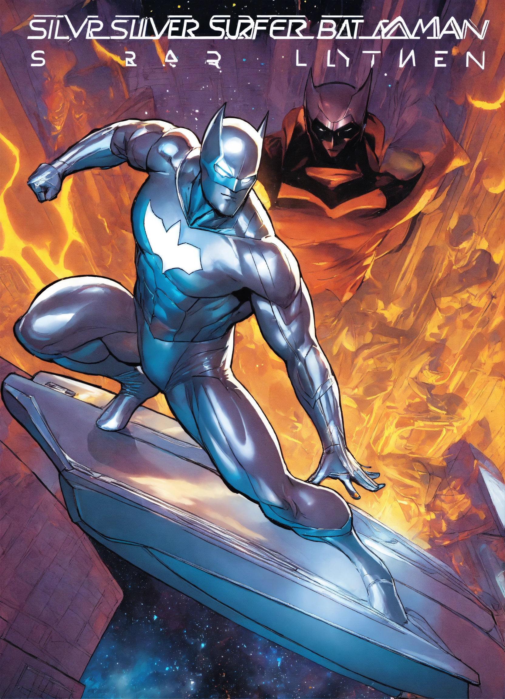 Lexica - Silver surfer bat man prizm
