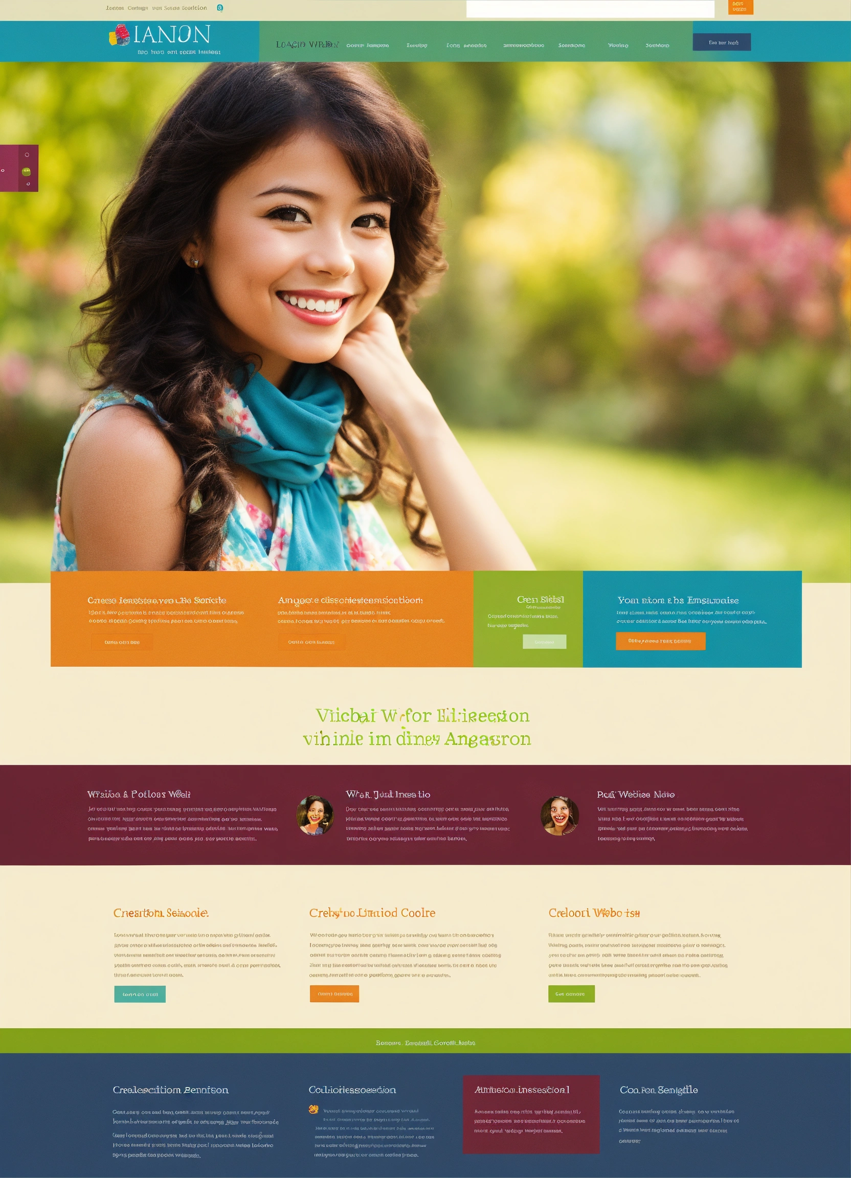 Lexica - Create a visually pleasing website for English language ...