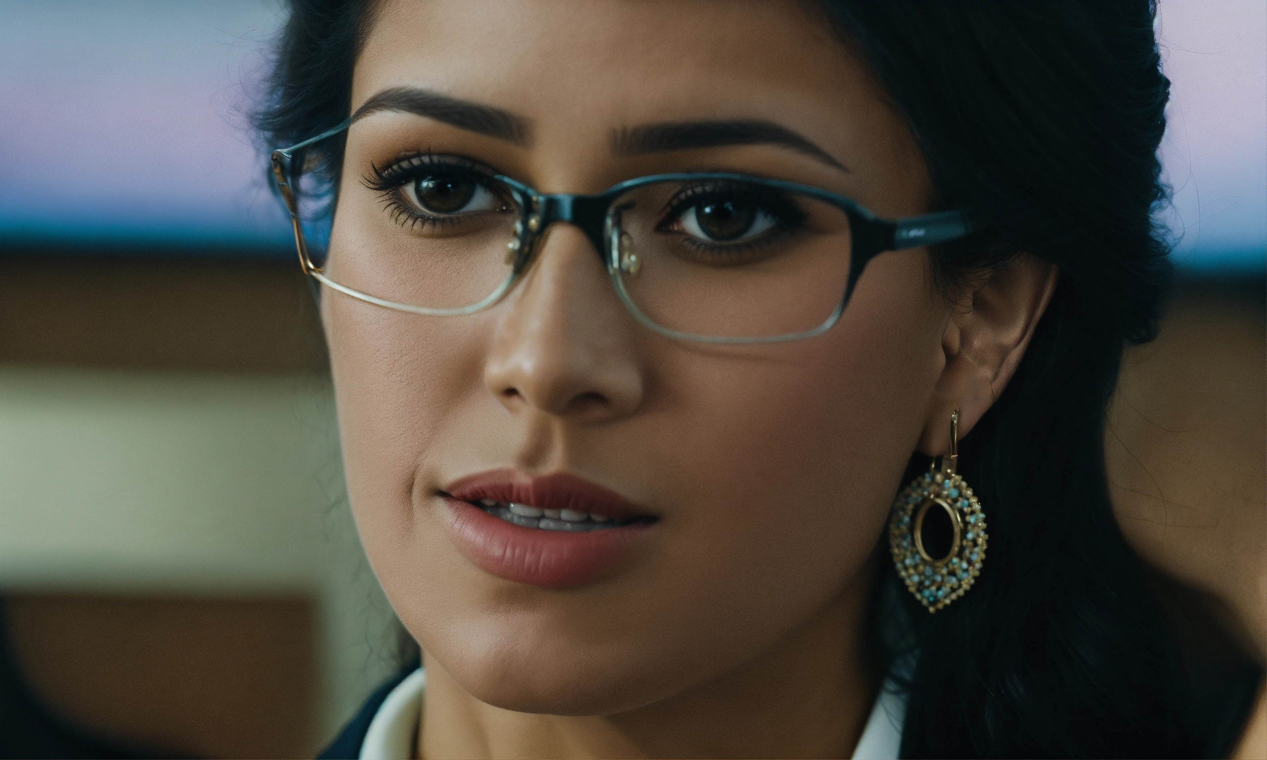 Lexica - An extreme stylish portrait closeup of a latina executive ...