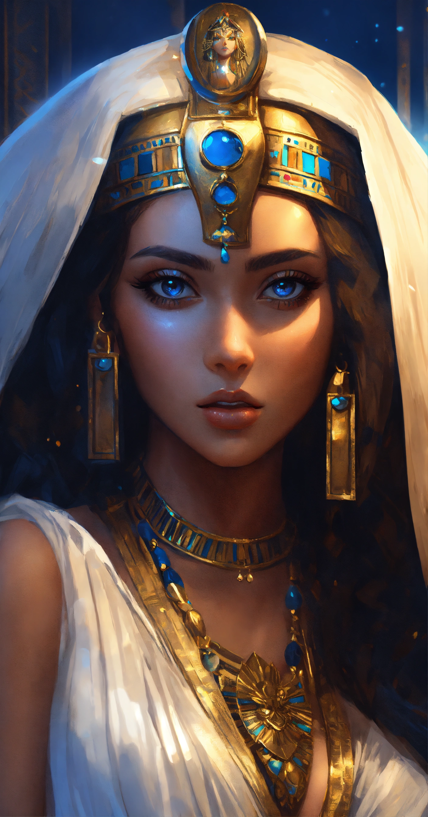 Lexica - Sofia jamora as Cleopatra, egyptian princess, digital painting ...