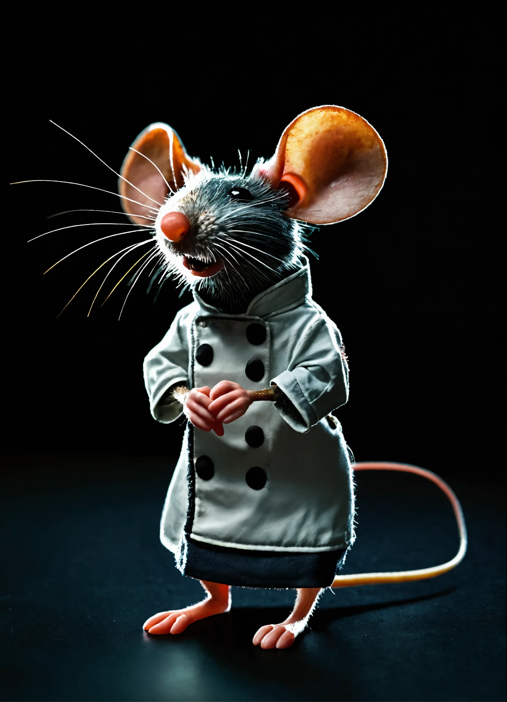 Lexica - A mouse dressed like a chef, funny and pro like ratatouille ...