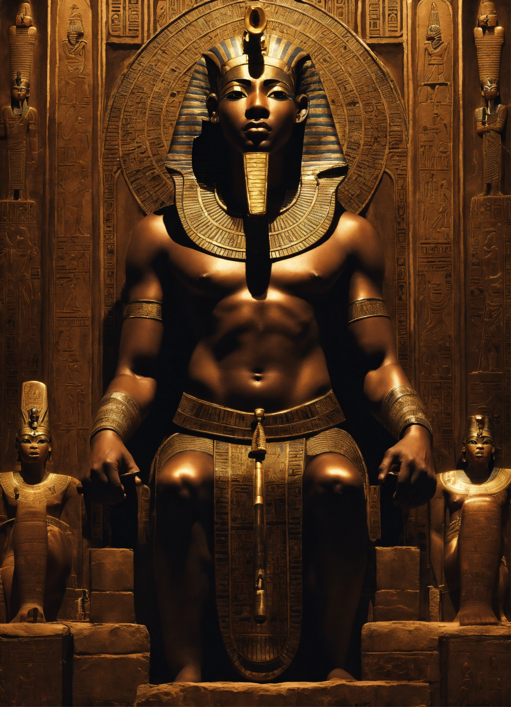 Lexica - Black Egypt, Black Egyptian gods worshipped, depiction of ...