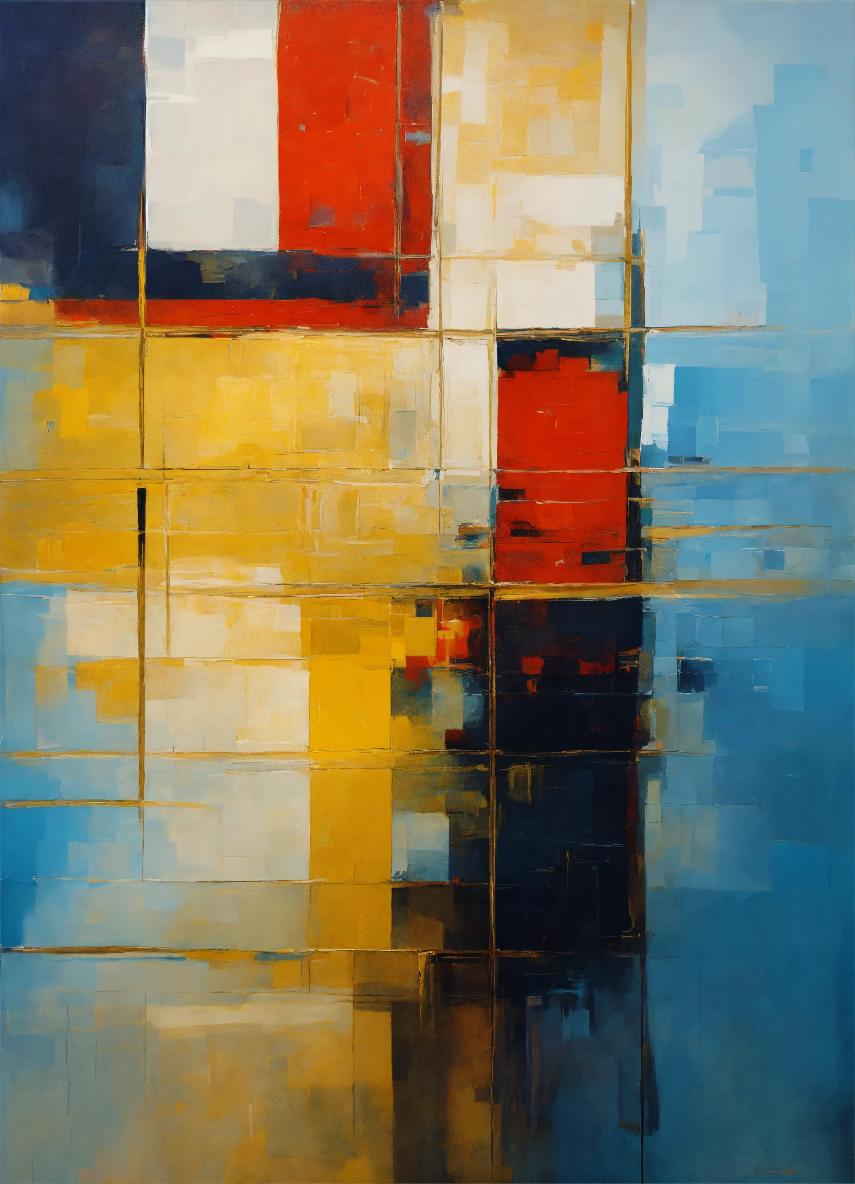 Lexica - Abstract without being abstract, oil painting, transparent, in ...