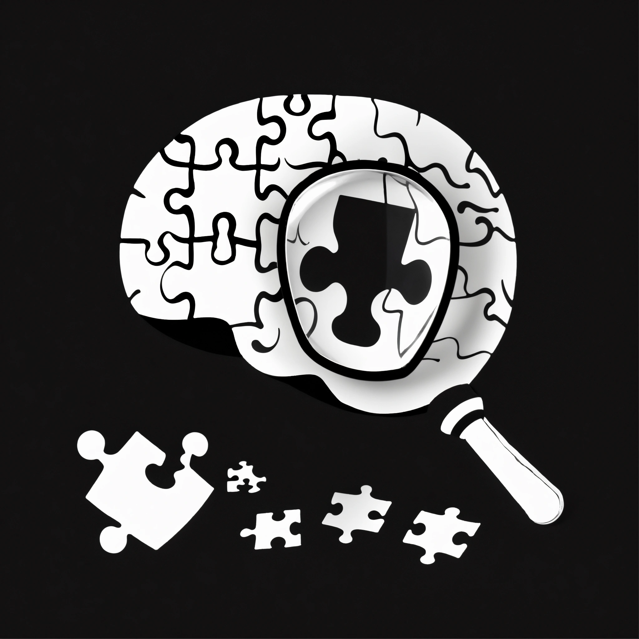 Lexica - Create a white fund, black and white,simplistic logo of a ...