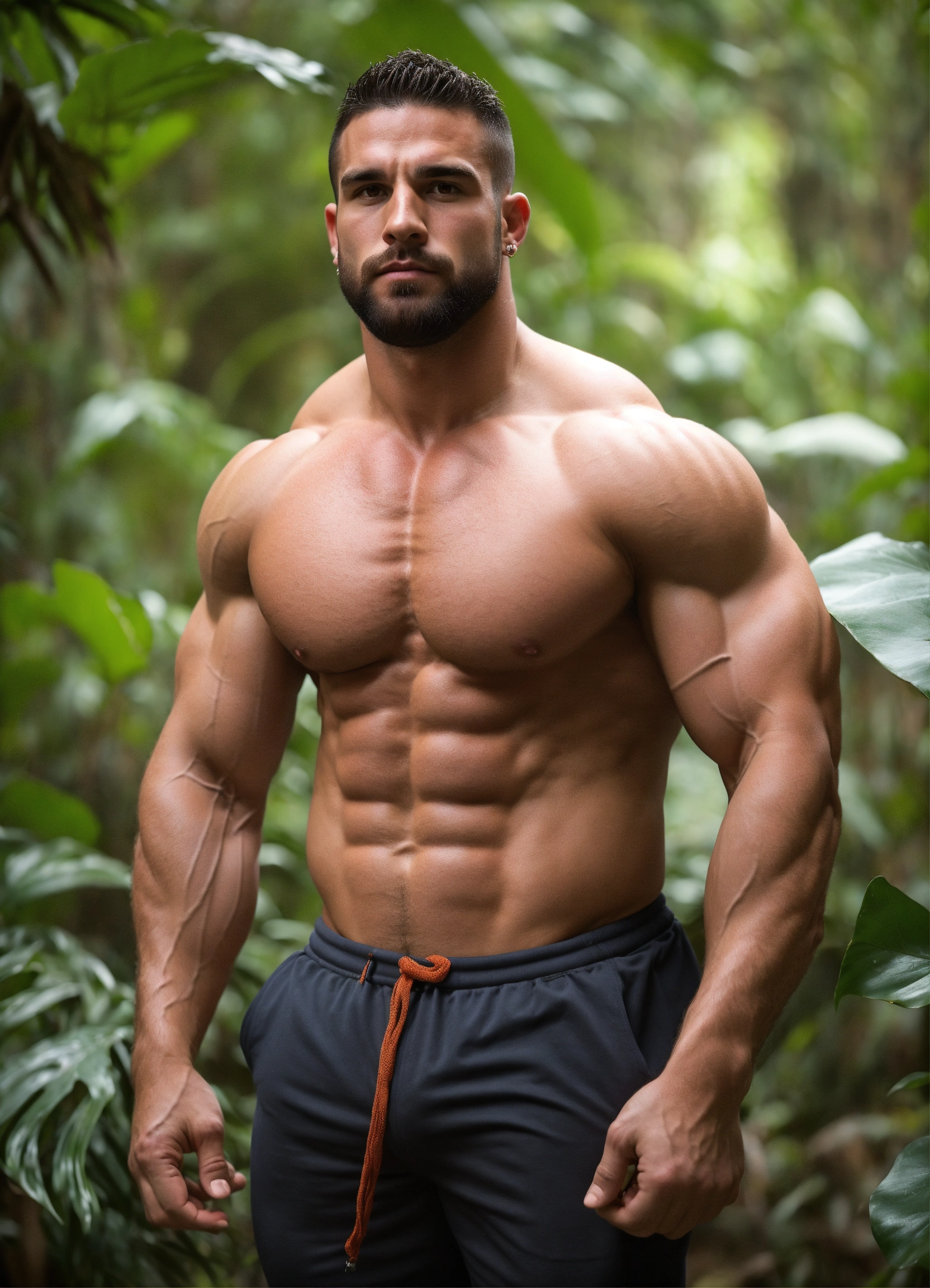 Lexica - 30-year-old man with big muscles, big bodybuilder, Spanish ...