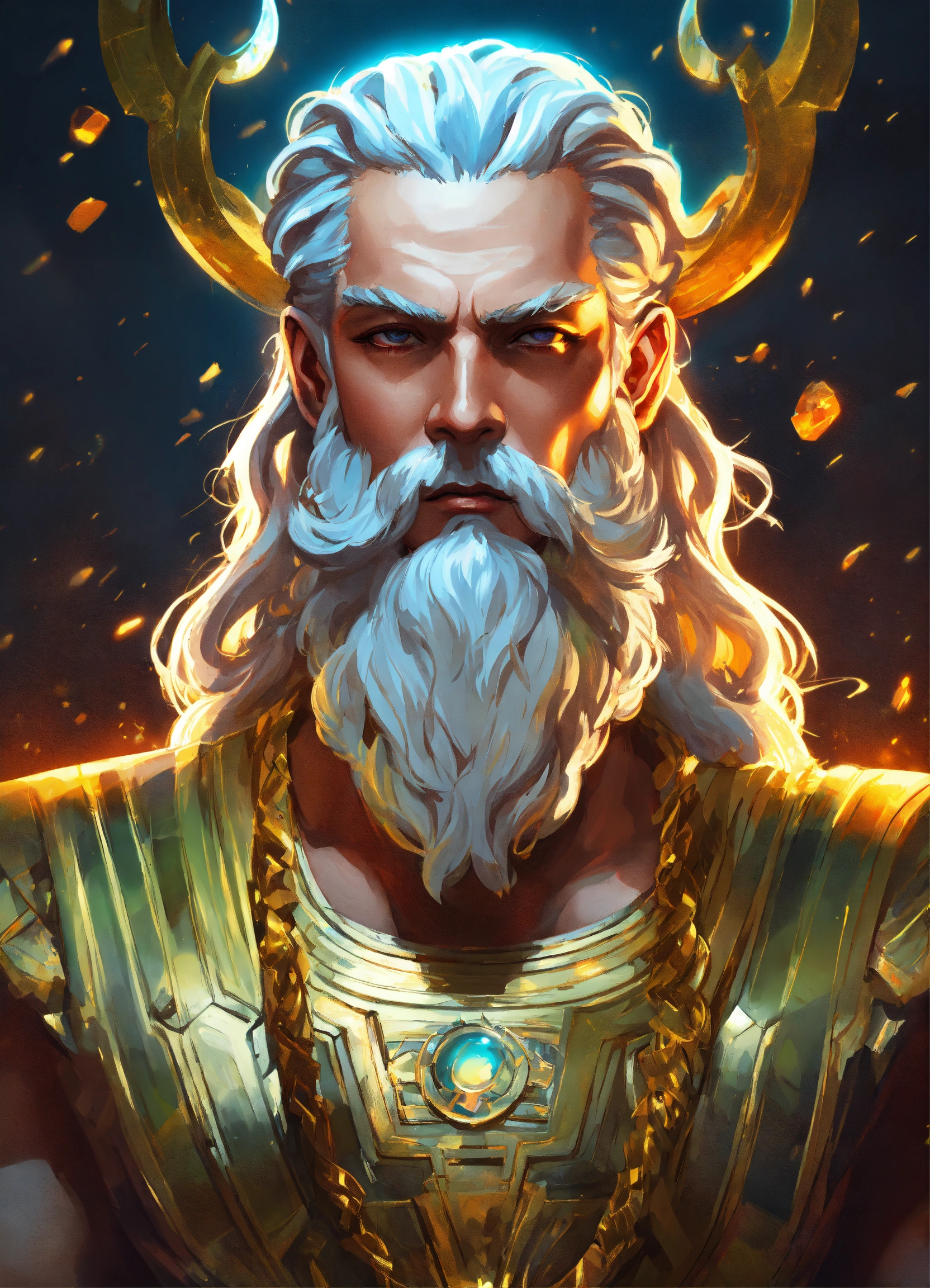 Lexica - The god Zeus, sharp focus, bright color, digital paint ...