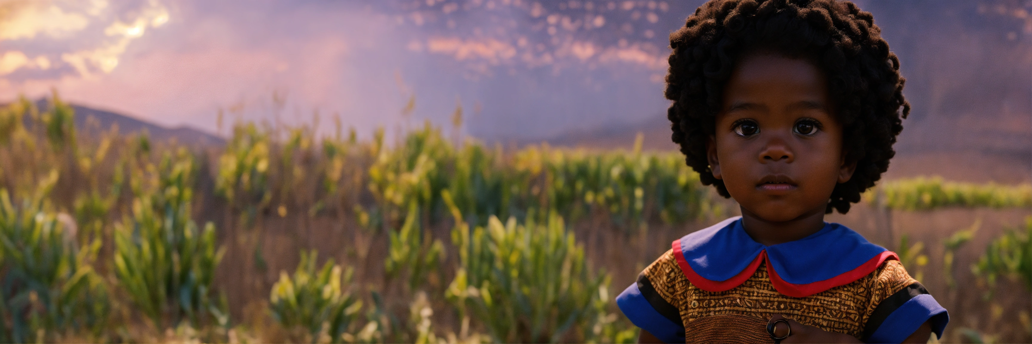 Lexica - Oba, the little African-American boy, holding his doll, Mata ...