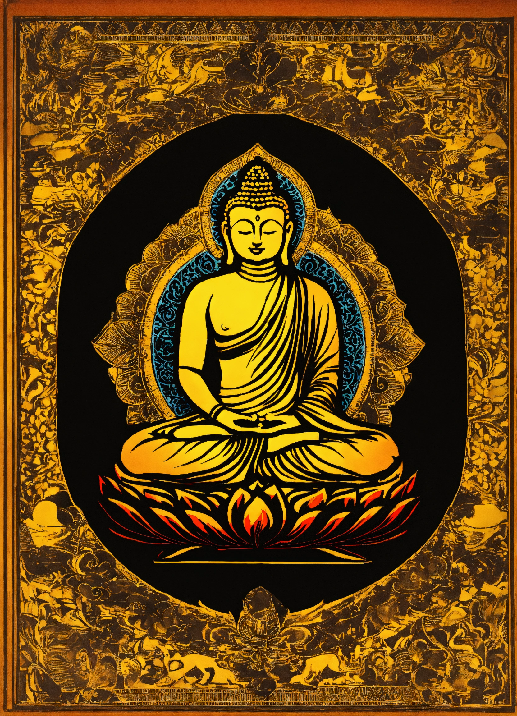 Lexica - Om buddha sign