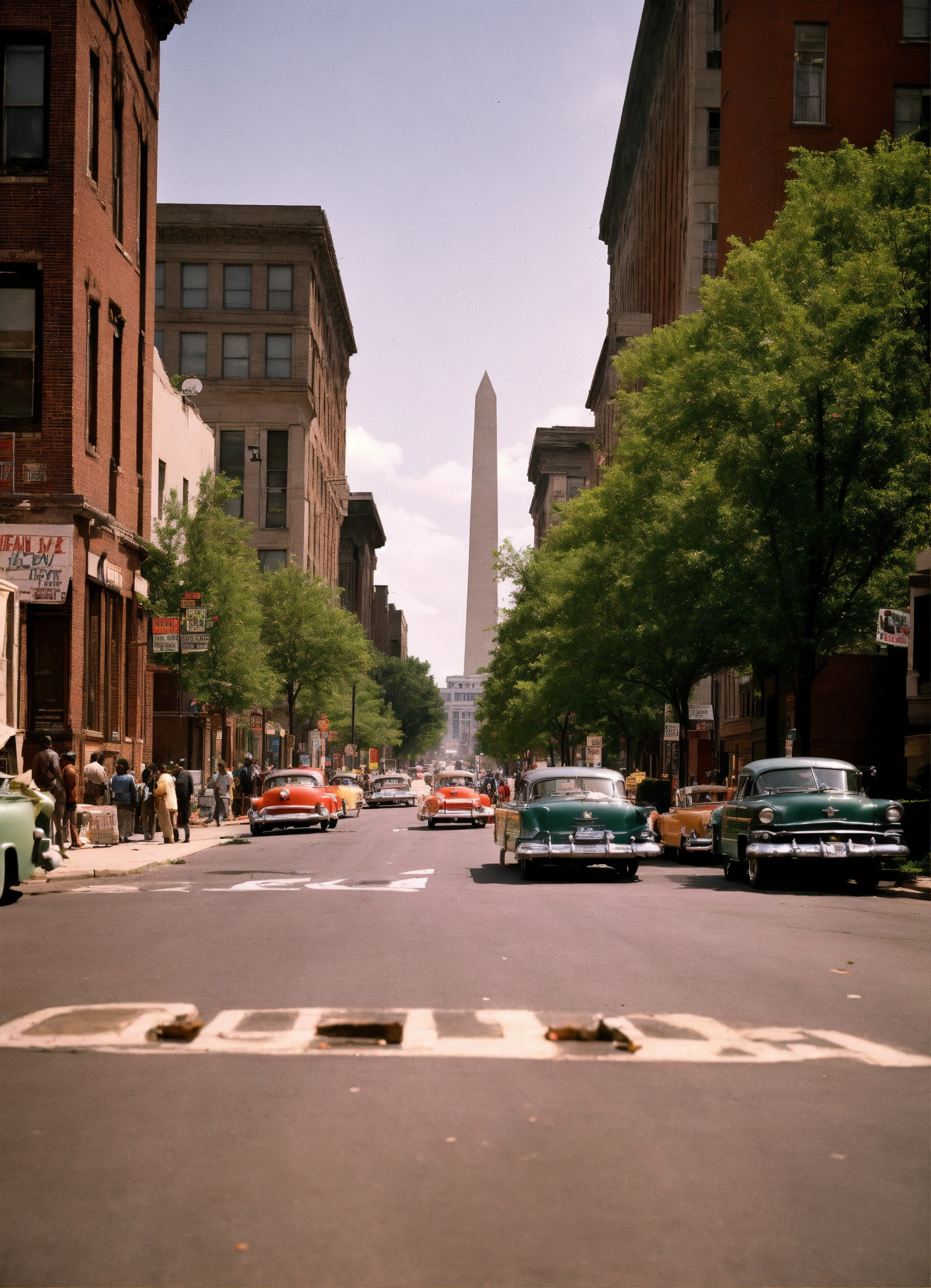 Lexica - Washington dc street view 4x realistic shot, 1950s Civil ...