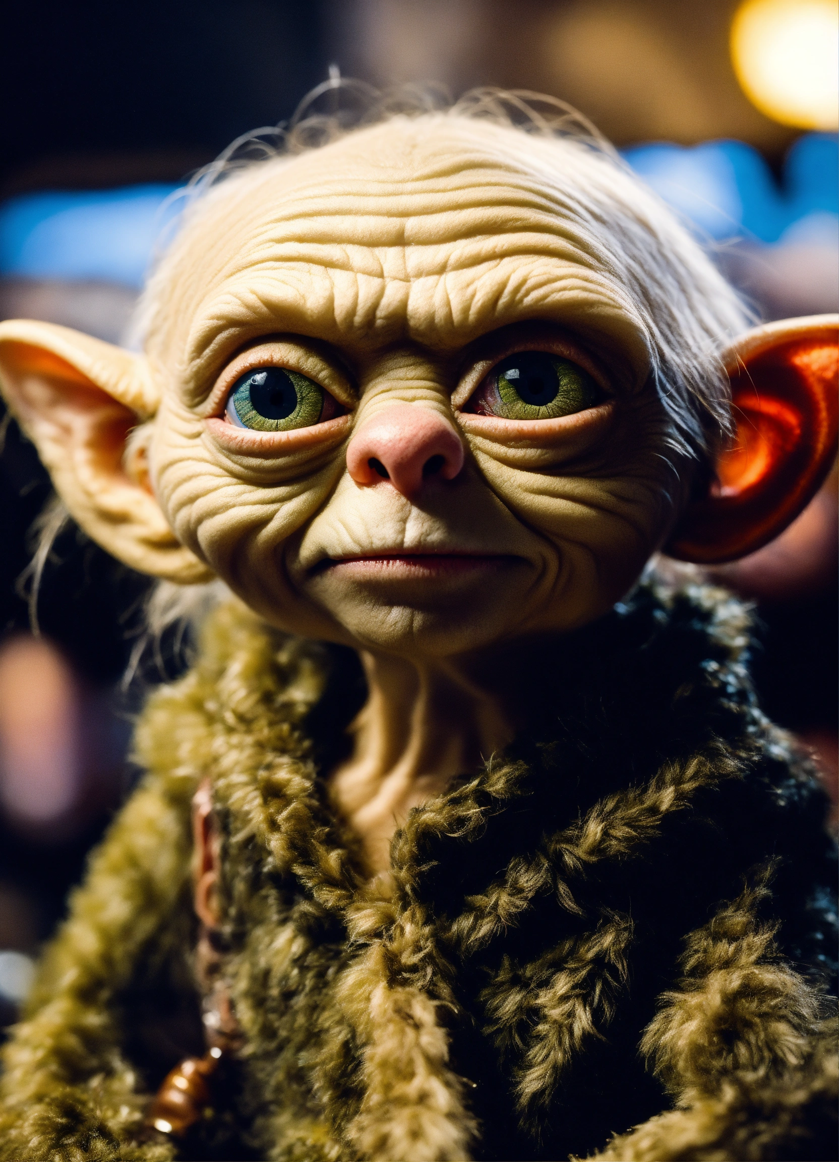 Lexica - Smeagol Gollum as a fluffy fur cute muppet