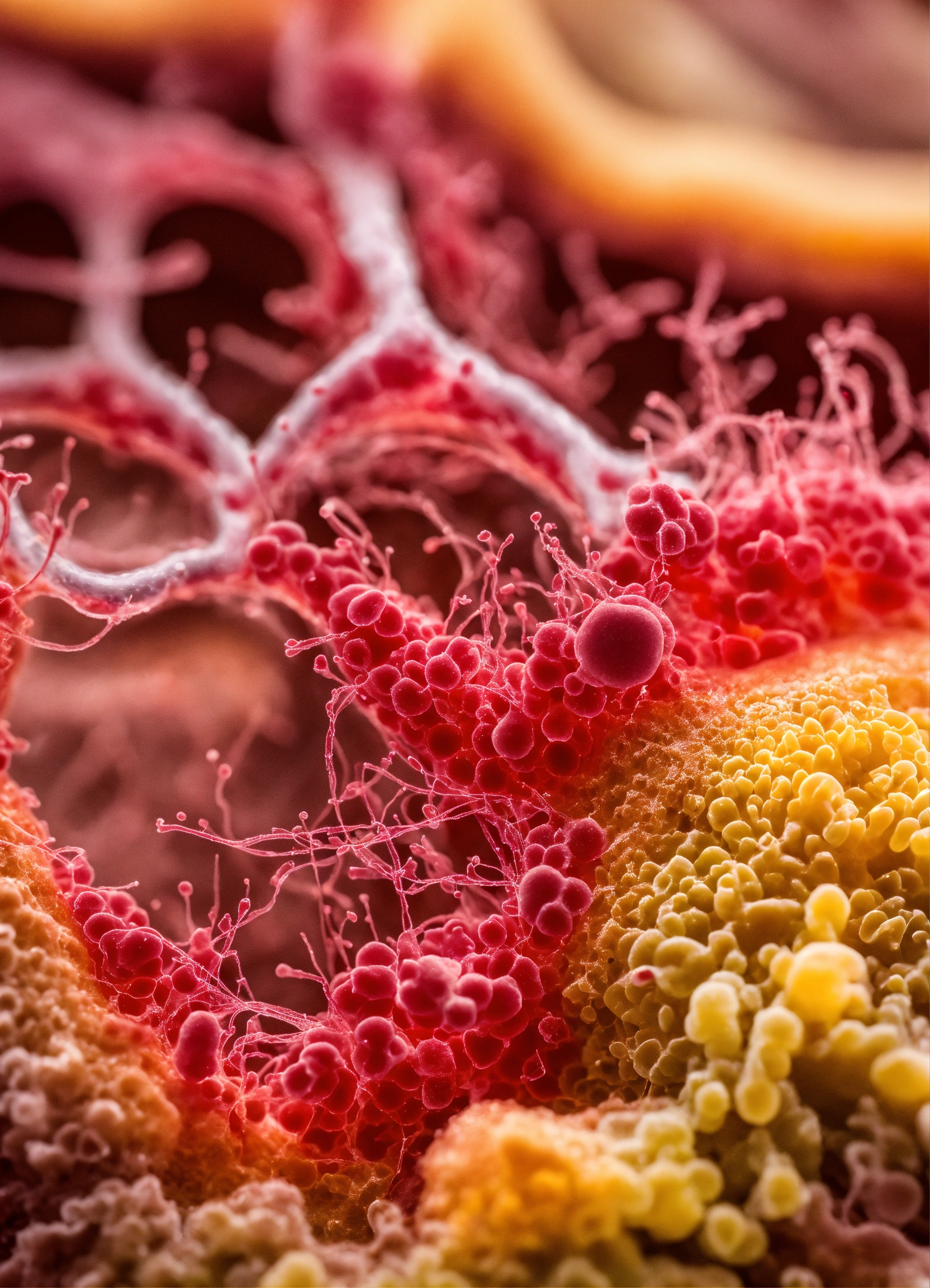 Lexica - Photo as seen through a microscope of myotubes