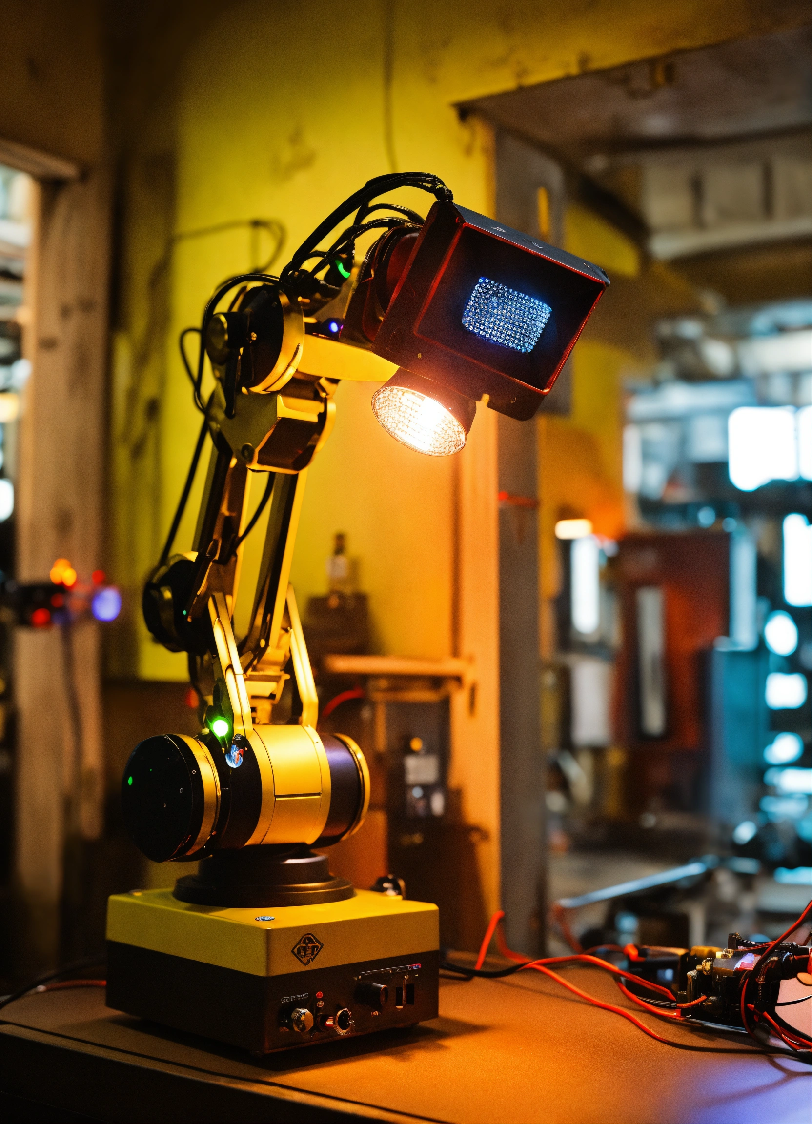 Lexica - TURNING BLINGING SIGNAL LIGHT ON ROBOT ARM