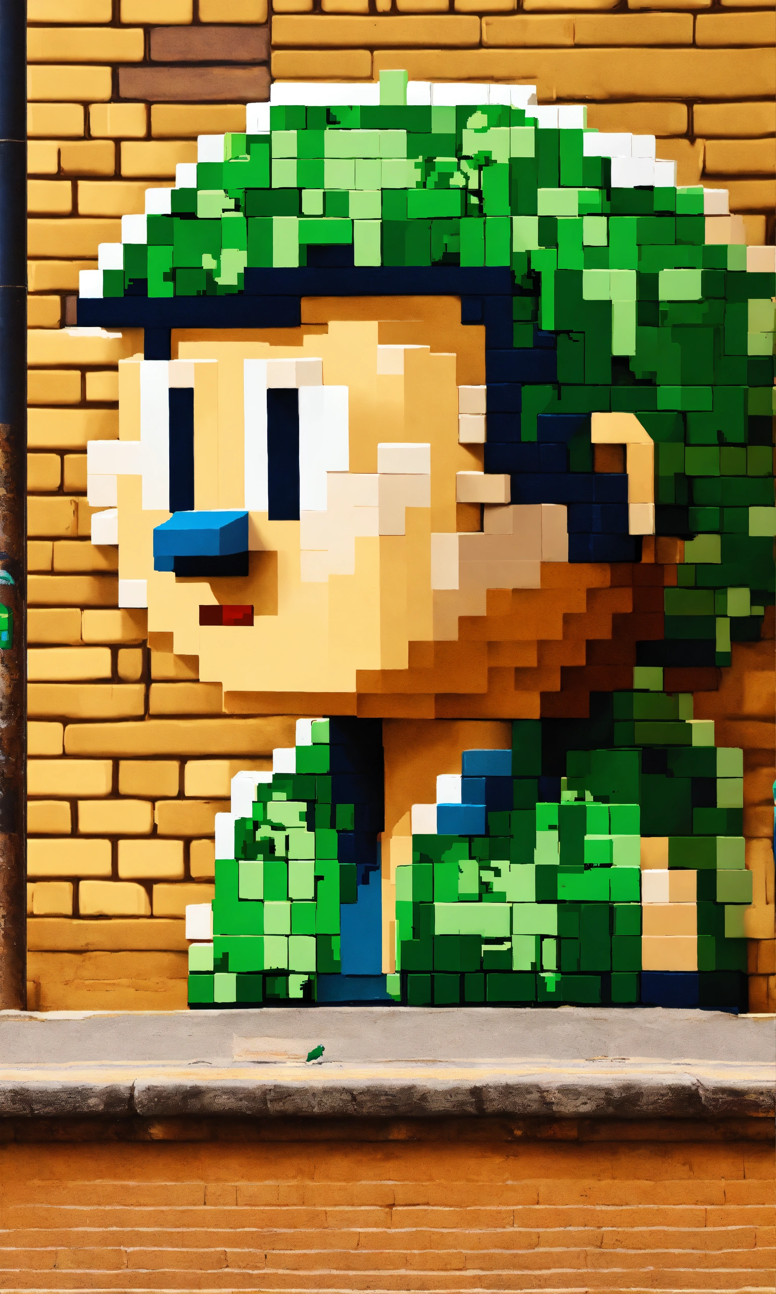 Lexica - "Design an image of a static character inspired by Lemmings ...
