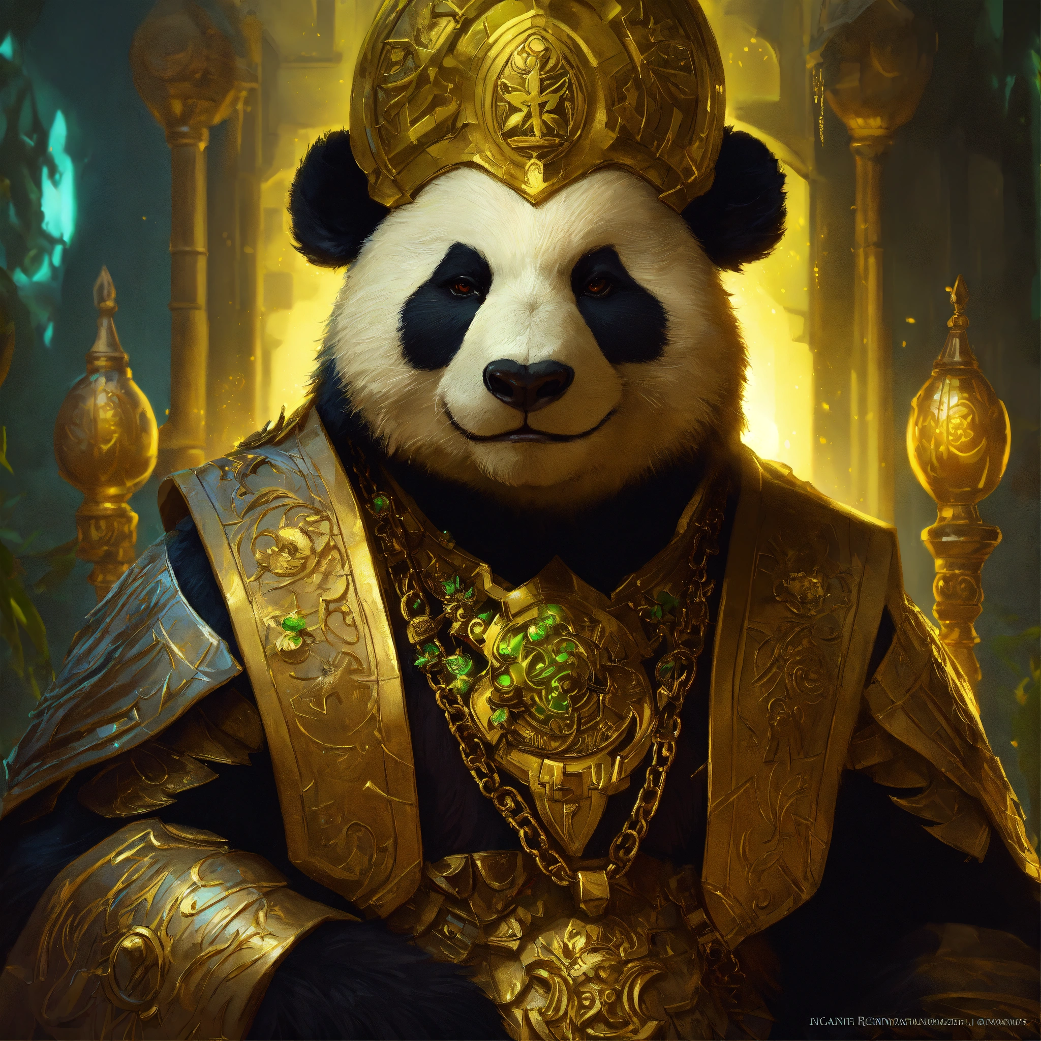 Lexica - Epic professional digital art of orc panda bear druid priest ...