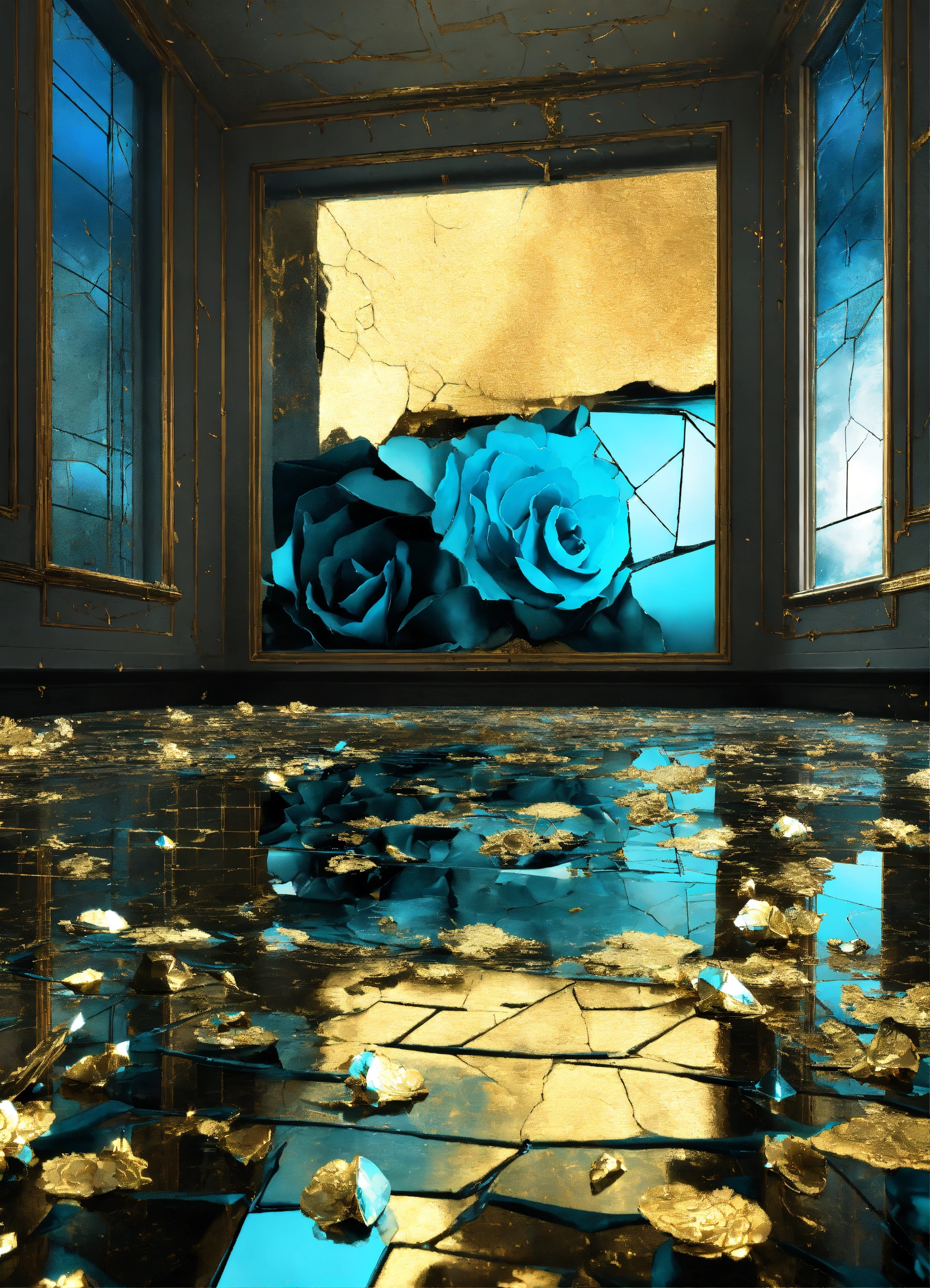 Lexica - Digital surrealism shattered dreamscape, fragments of ...