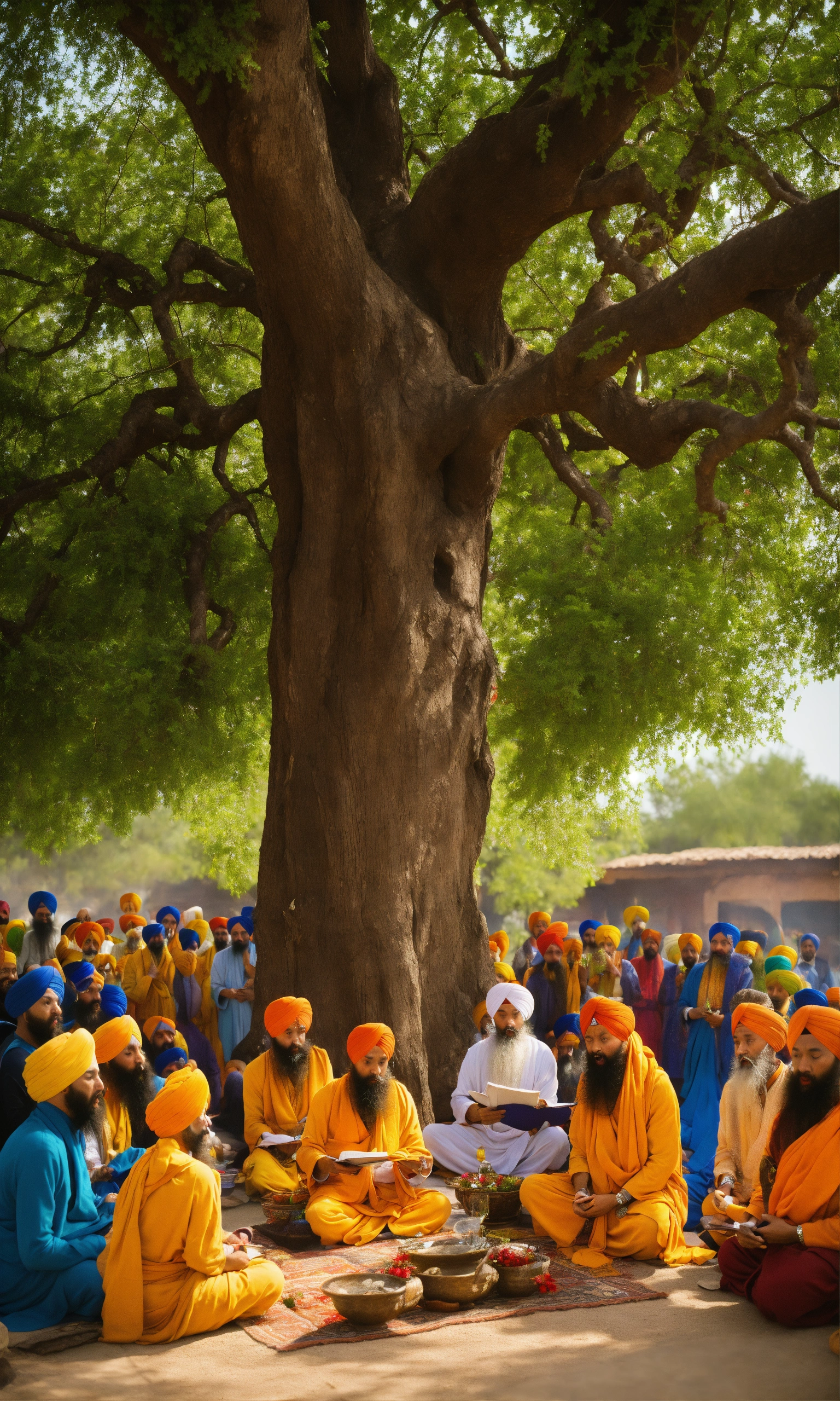 Lexica - Gur sikh peoples,chanting gods names,under the tree