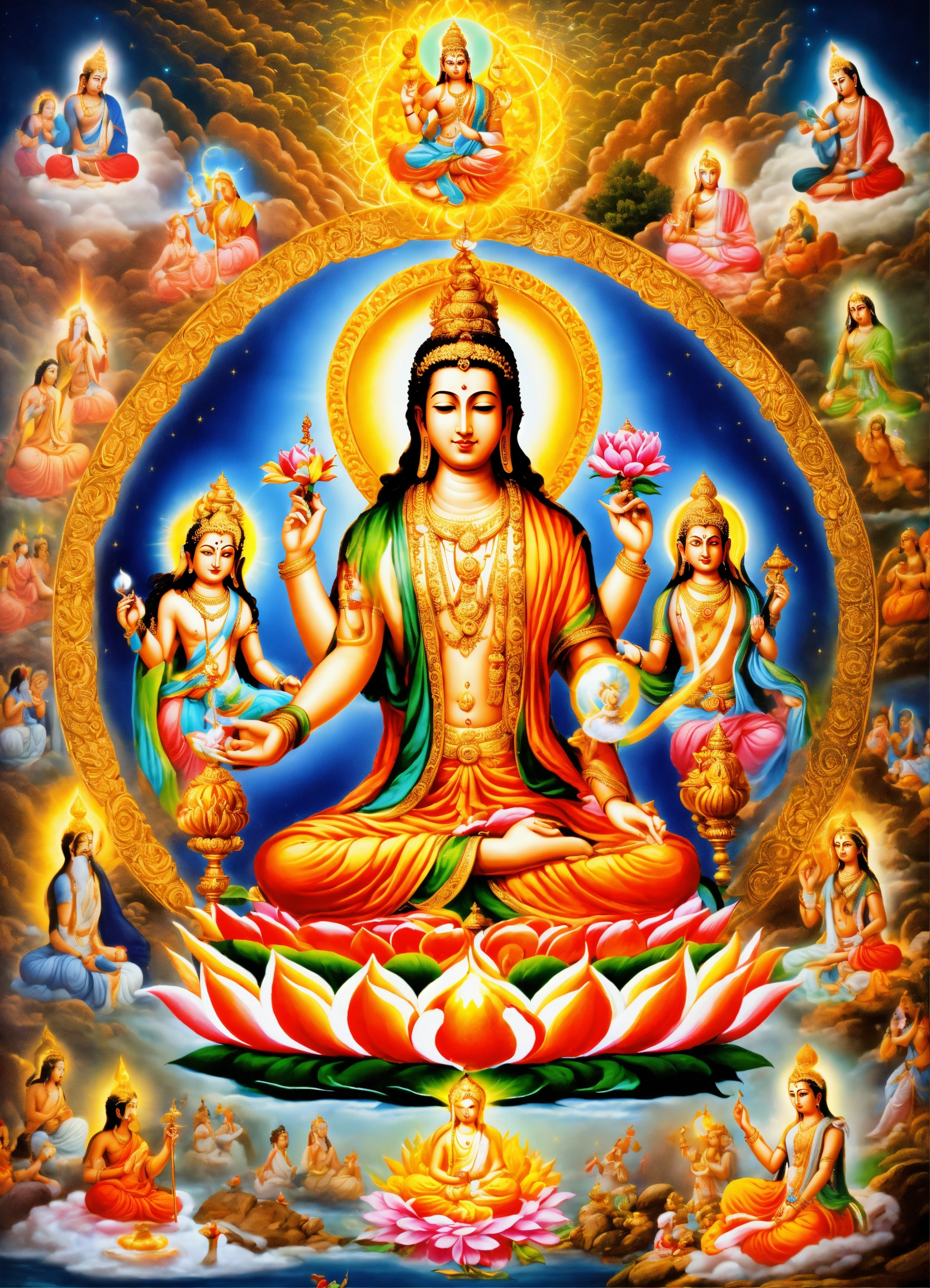 Lexica - Jesus, buddha, virgin mary, Mohamed, shiva, shakti, brahma ...