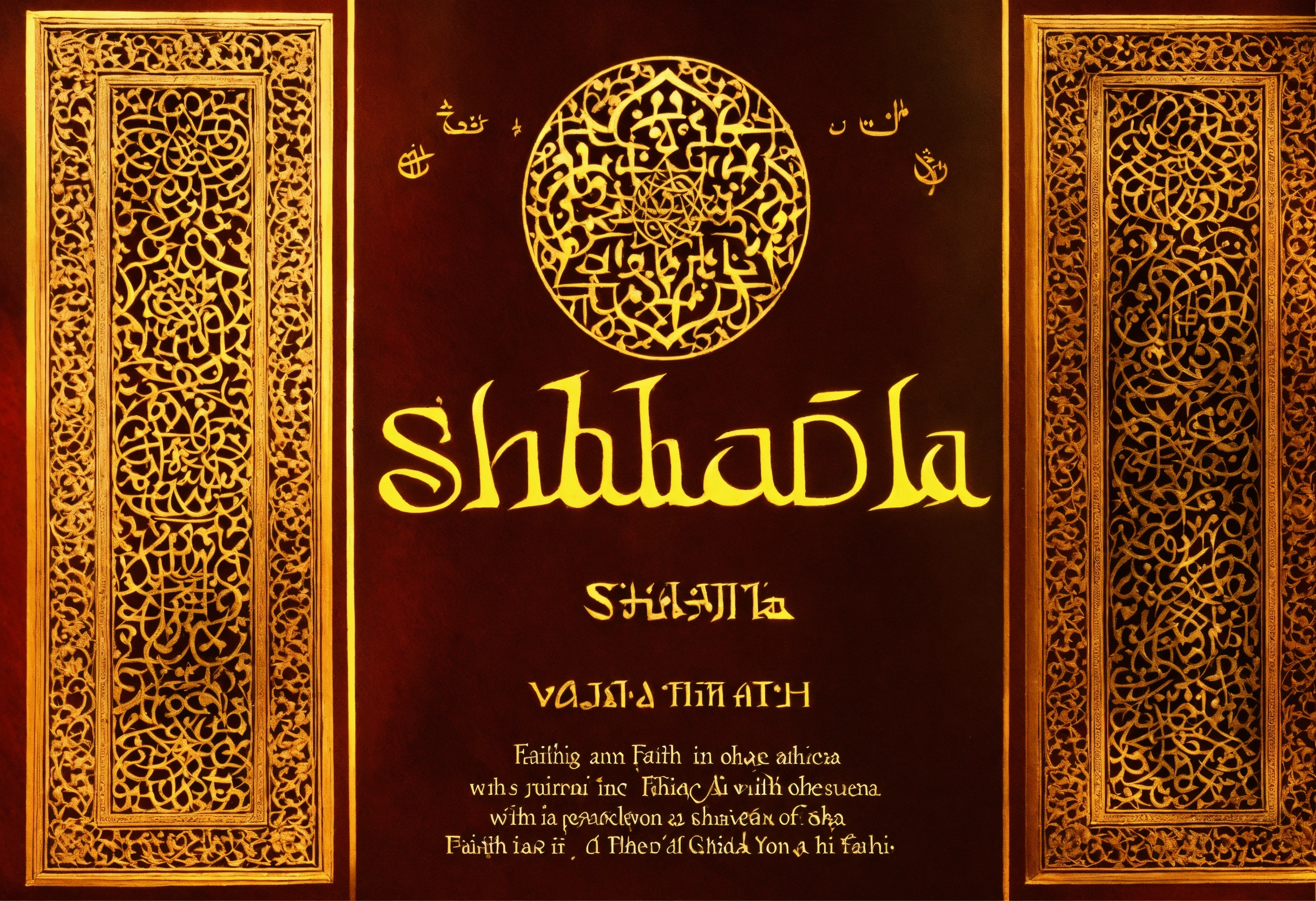 Lexica - Prompt for "Shahada" (Faith) Create an image illustrating the ...