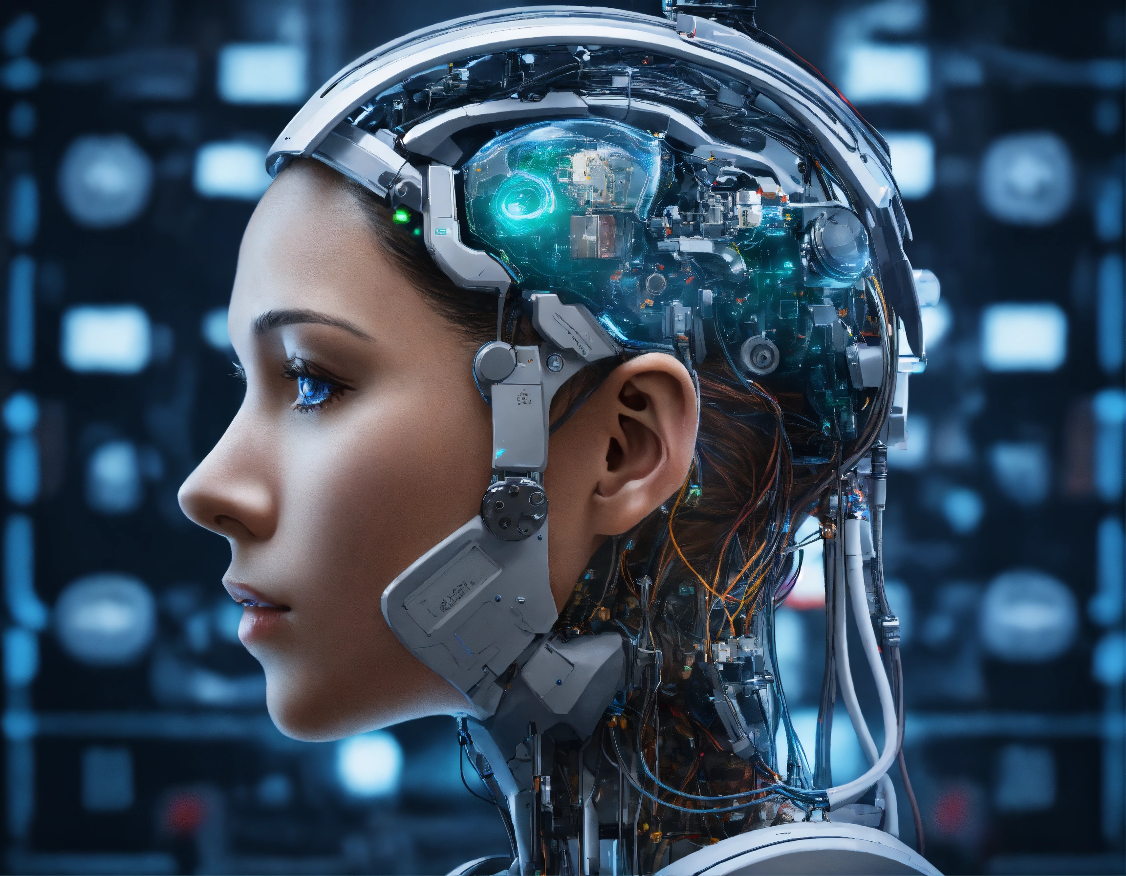 Lexica - Human brain hooked up to machines to formulate a new AI breed