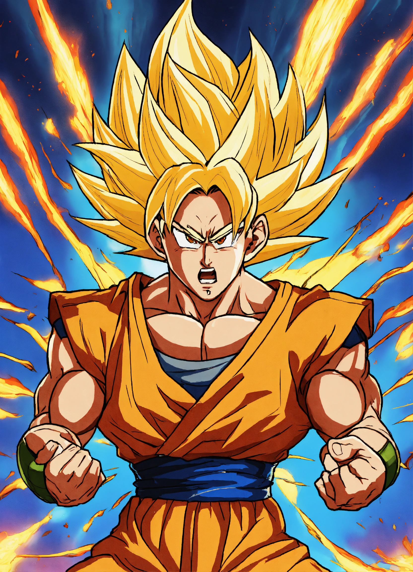 Lexica - Jerry Seinfeld going Super Saiyan
