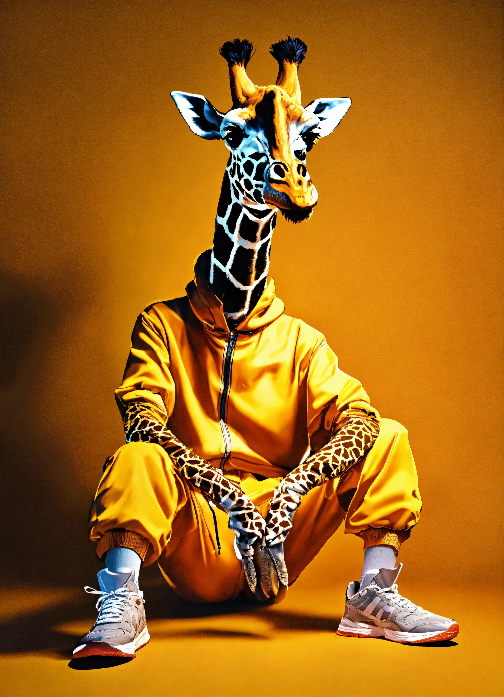 Lexica - An extremely ultra-realistic photo-realistic giraffe rapper ...
