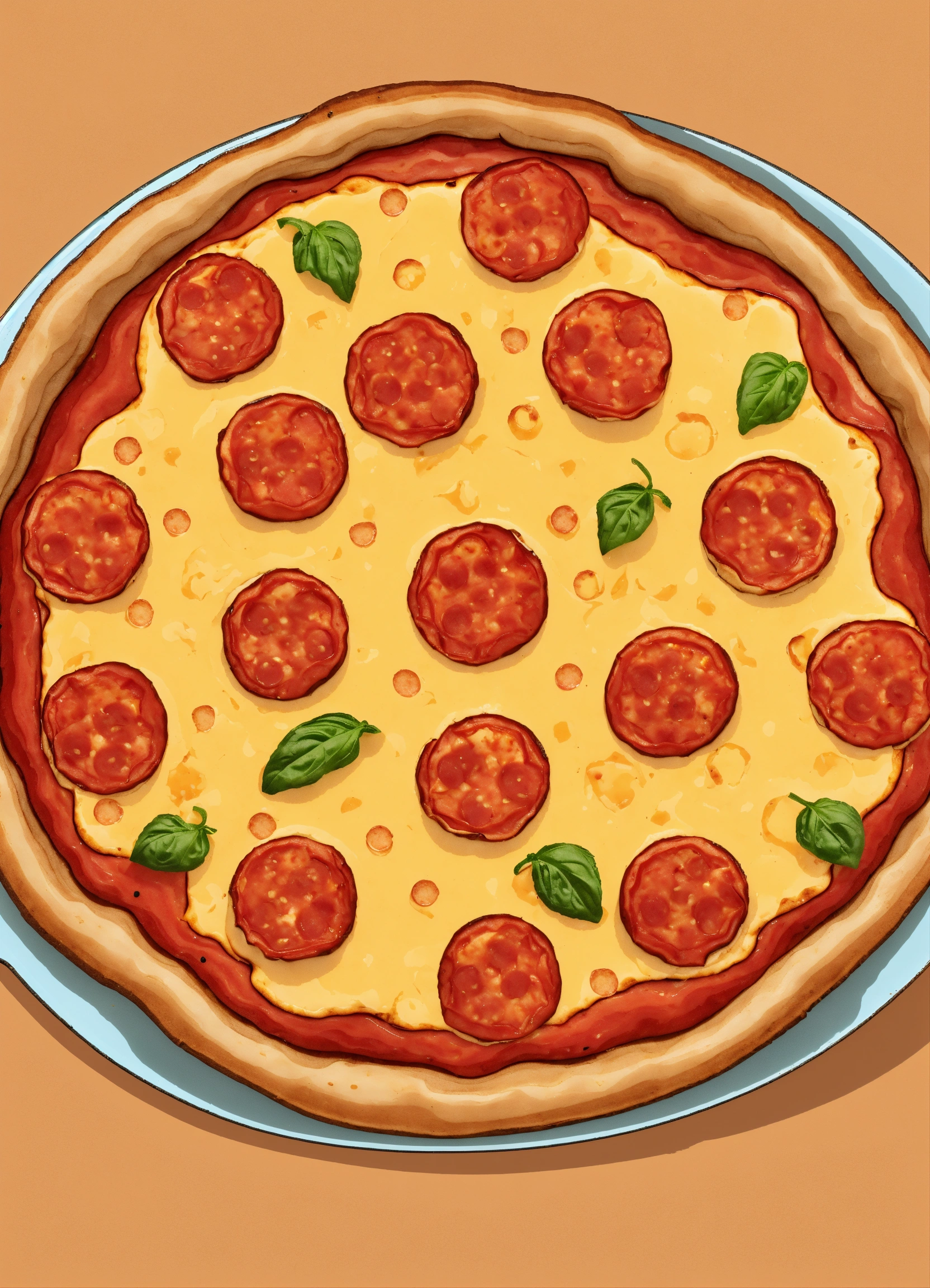 Lexica - Slice of animated pizza that looks pretty and with a nice face ...