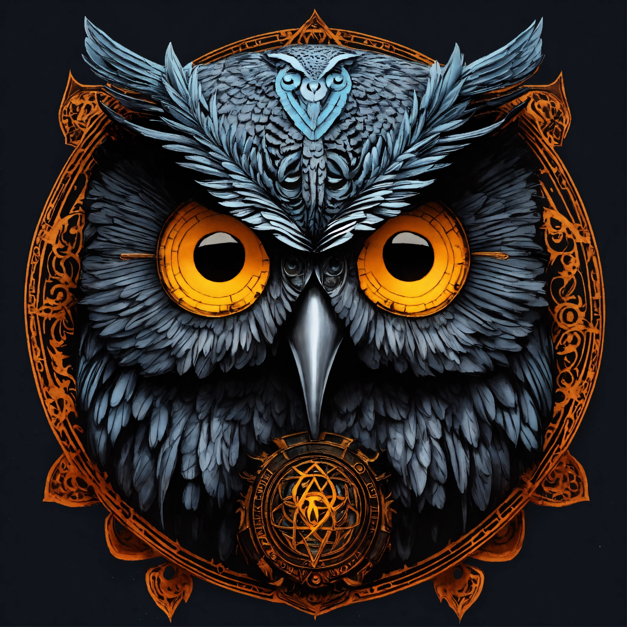 Lexica - Evil Demonic Digital Owl God Head, hyper advanced occultic ...
