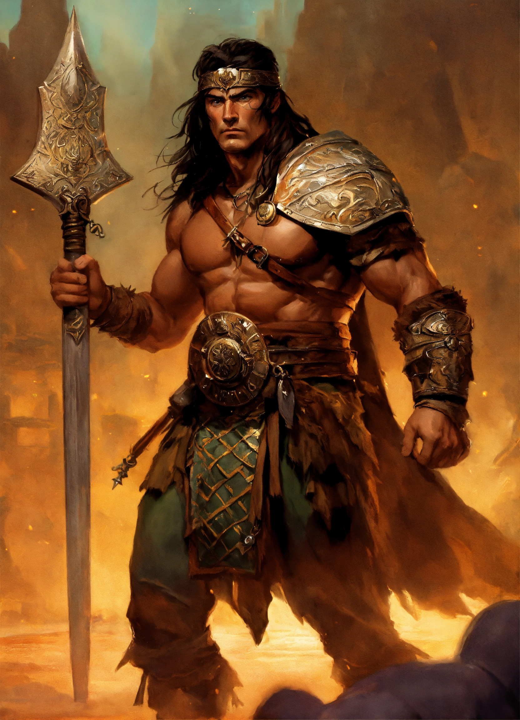 Lexica - Heroic fantasy brythunian man in the world of Conan. He's a ...
