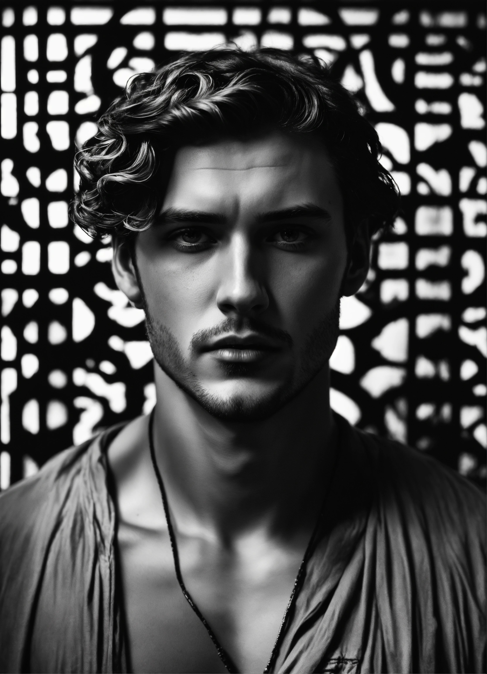 Lexica - Photo of an italian male model by david hockney and alphonse ...