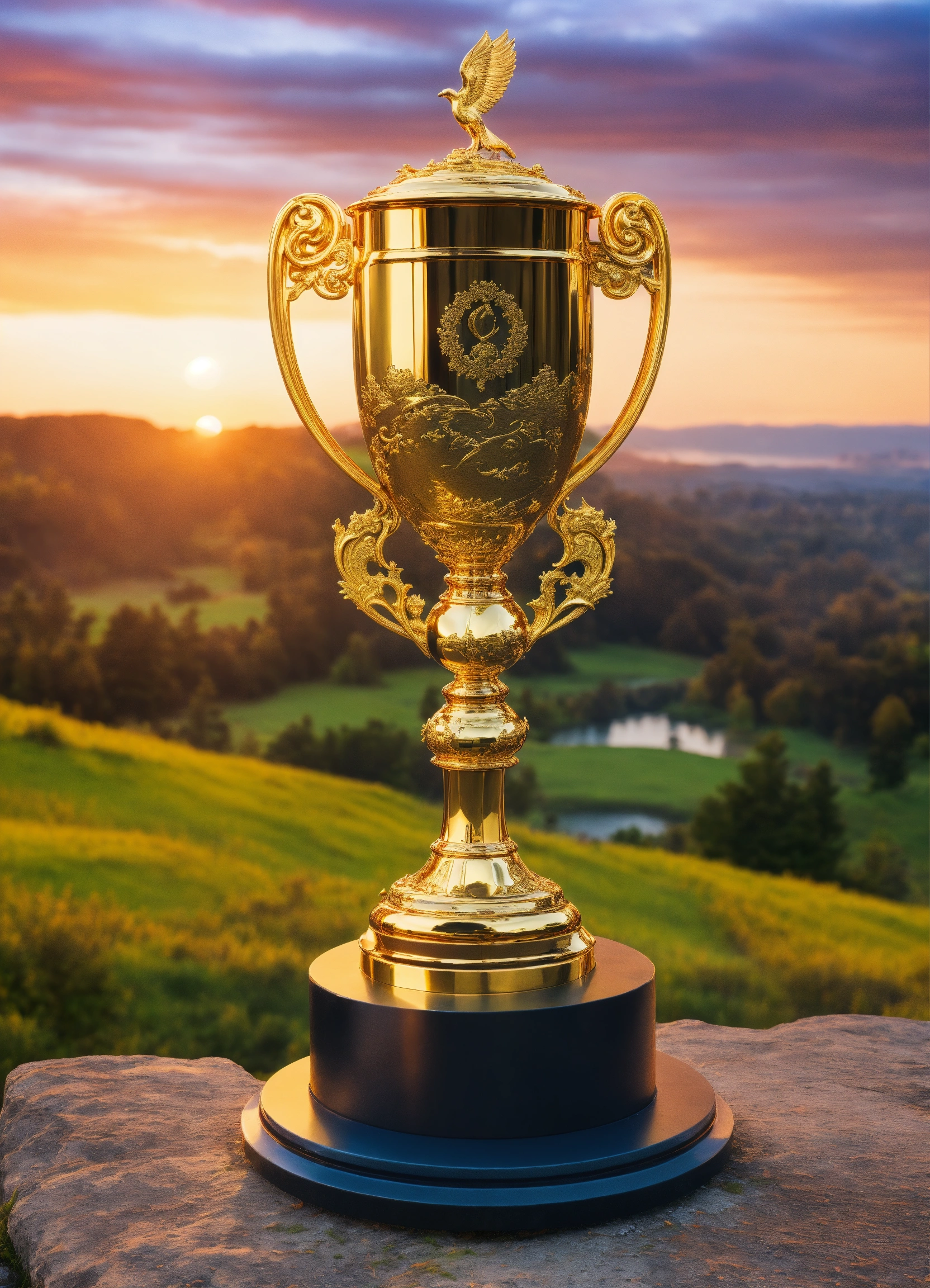 Lexica - Design a triumphant gold trophy for software engineers that ...