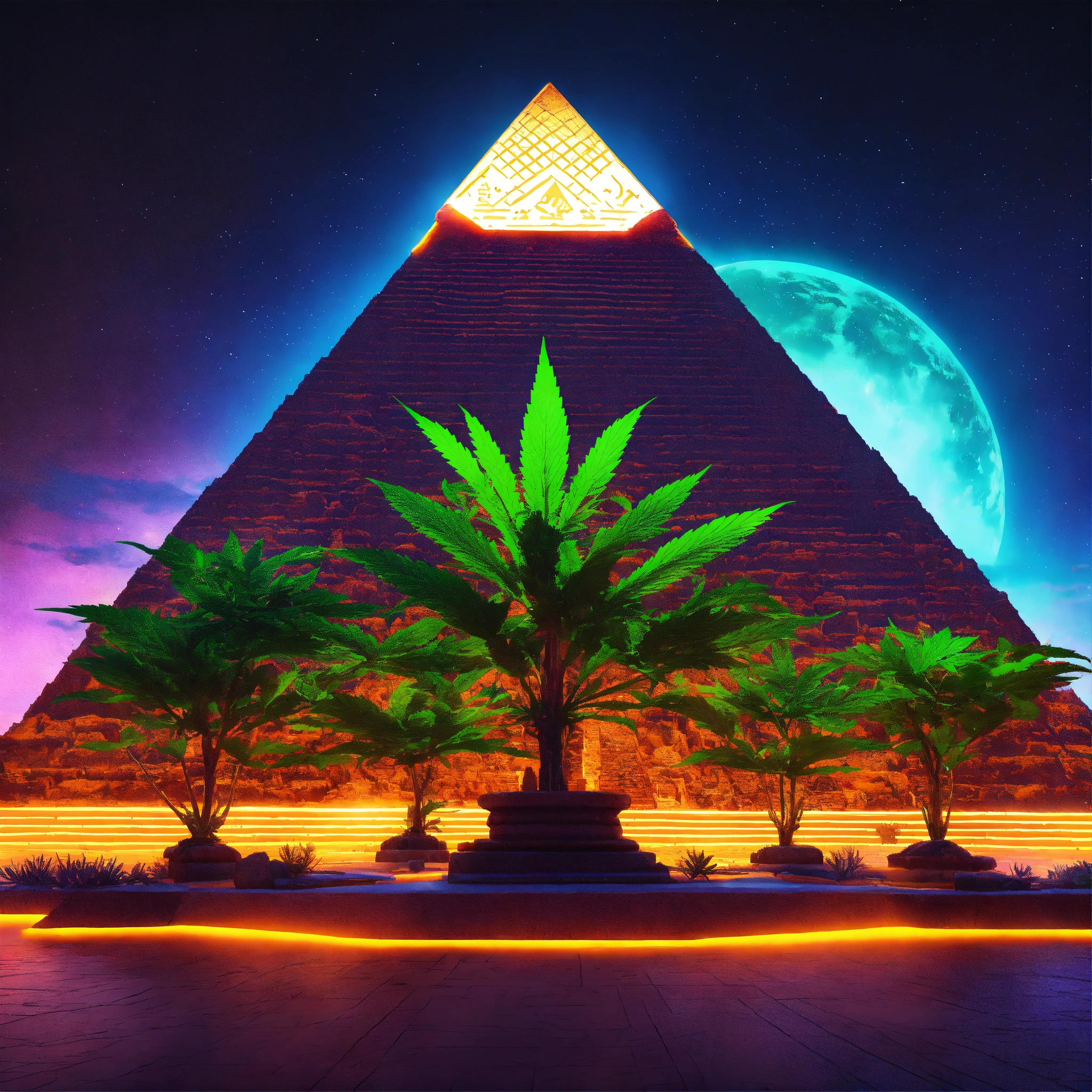 Lexica - Cannabis plants, the photo is in 8k resolution, colorful, and ...