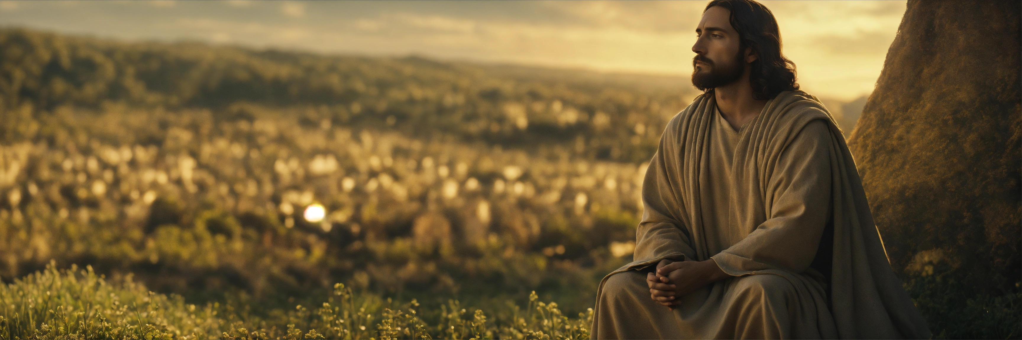 Lexica - Jesus, pray to god, alone praying, detailed, 4k, focused ...