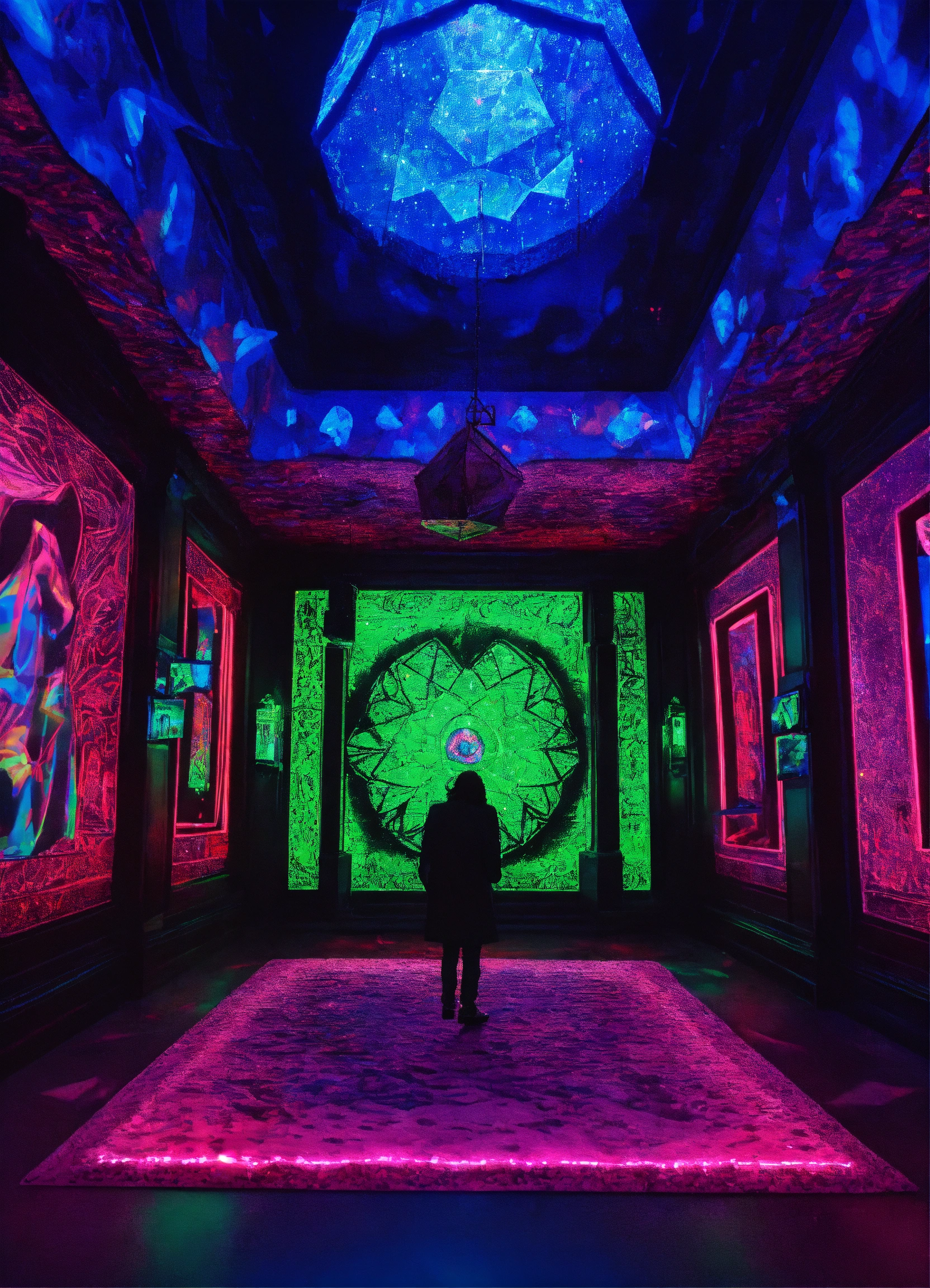 Lexica - Perfect focus The Phantom diamond neon black light DMT demon ...