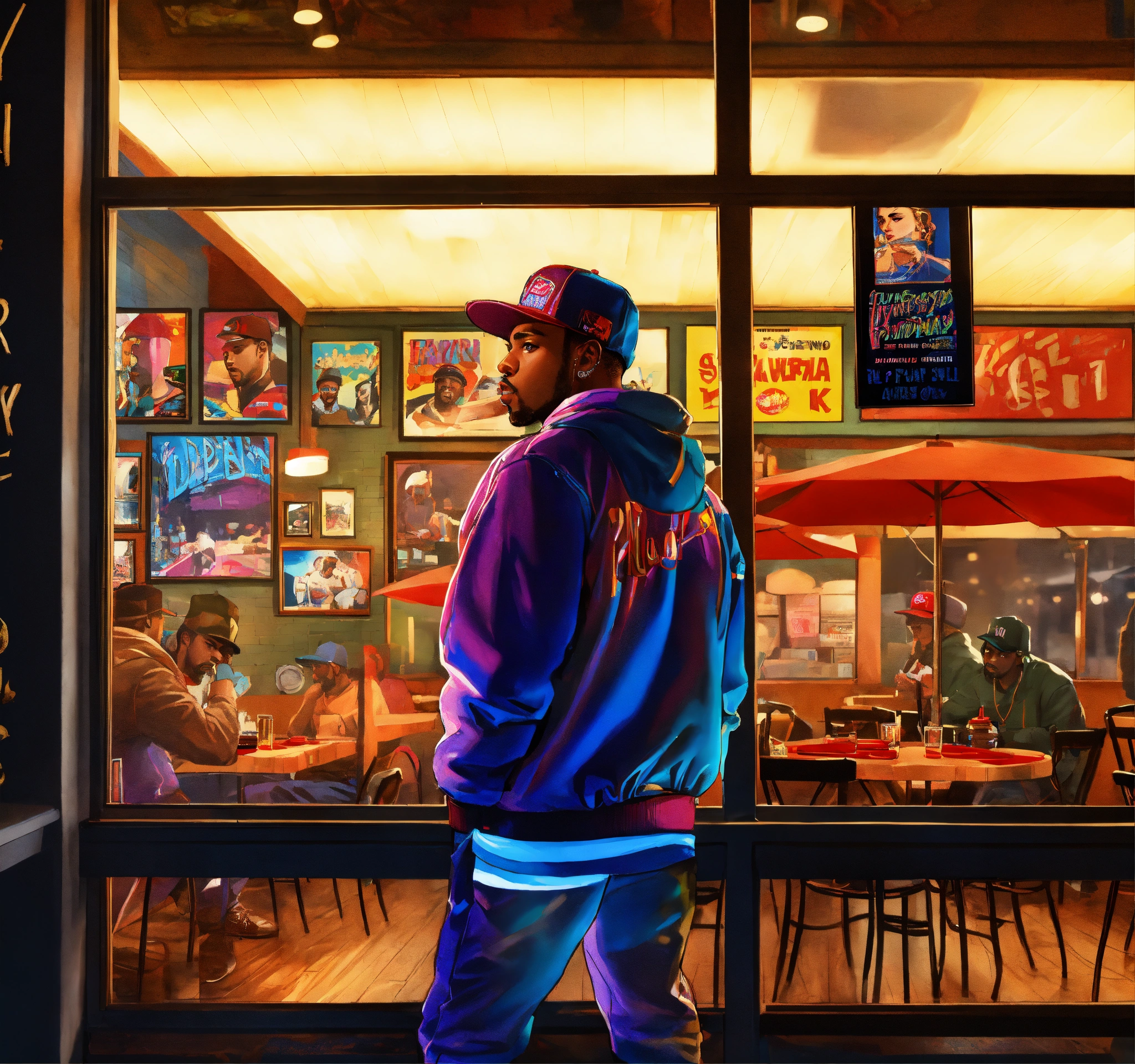 Lexica - Full body Pop art, hyperrealist portrait of rapper "Cassidy ...