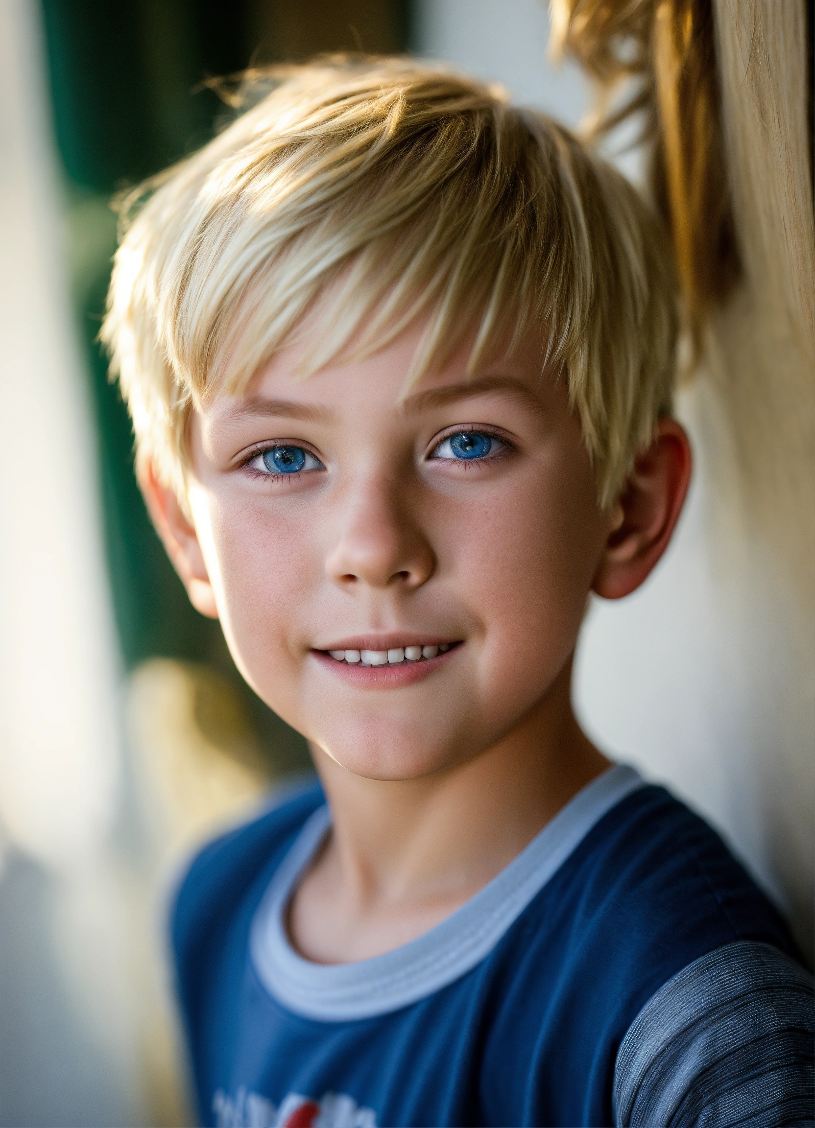 Lexica - Photo of a 8-year-old boy, blonde, brat, obnoxious, wicked ...